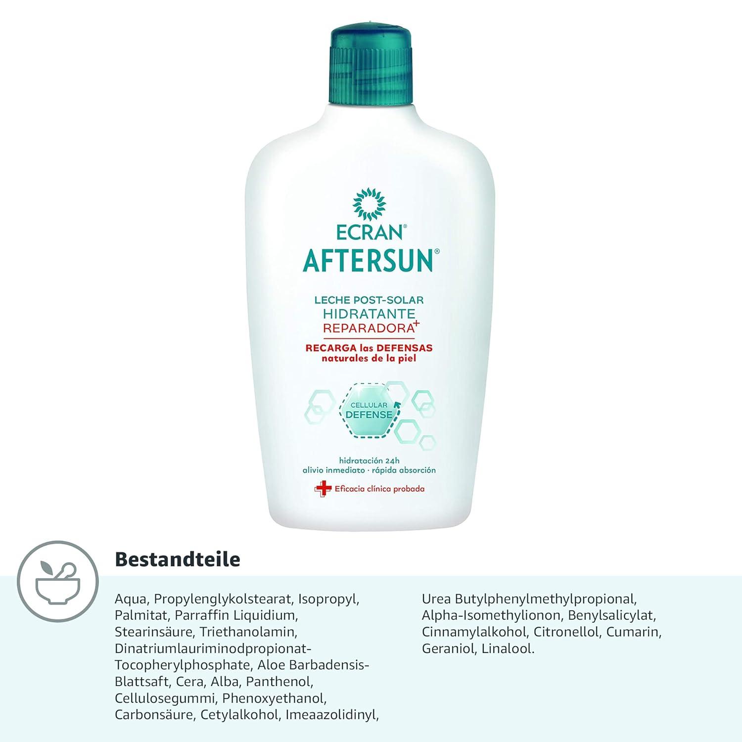 Aftersun Milk 400ml - Soothing & Moisturizing Formula for Sun-Kissed ...