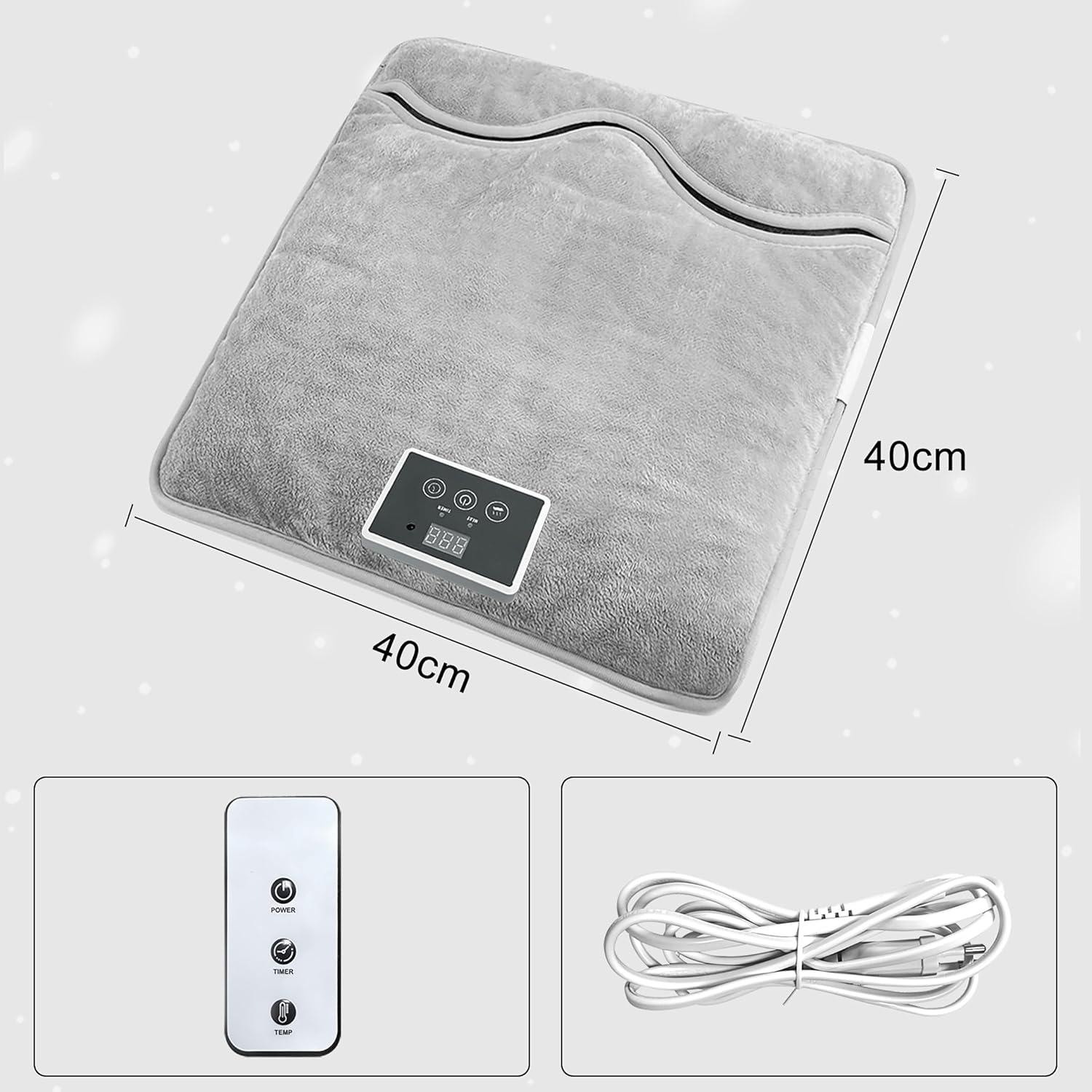Buy Electric Foot Warmer - 6 Heat Levels Timer & Safety Features | Cozy ...