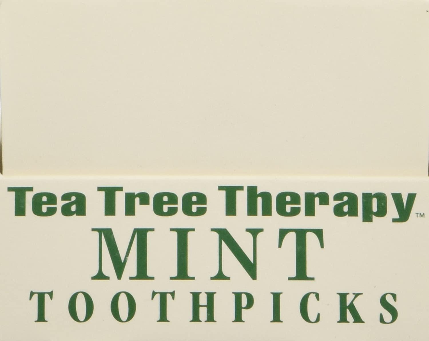 Tea Tree Therapy Mint Tea Tree Toothpicks - 100 Count | Buy Now with ...