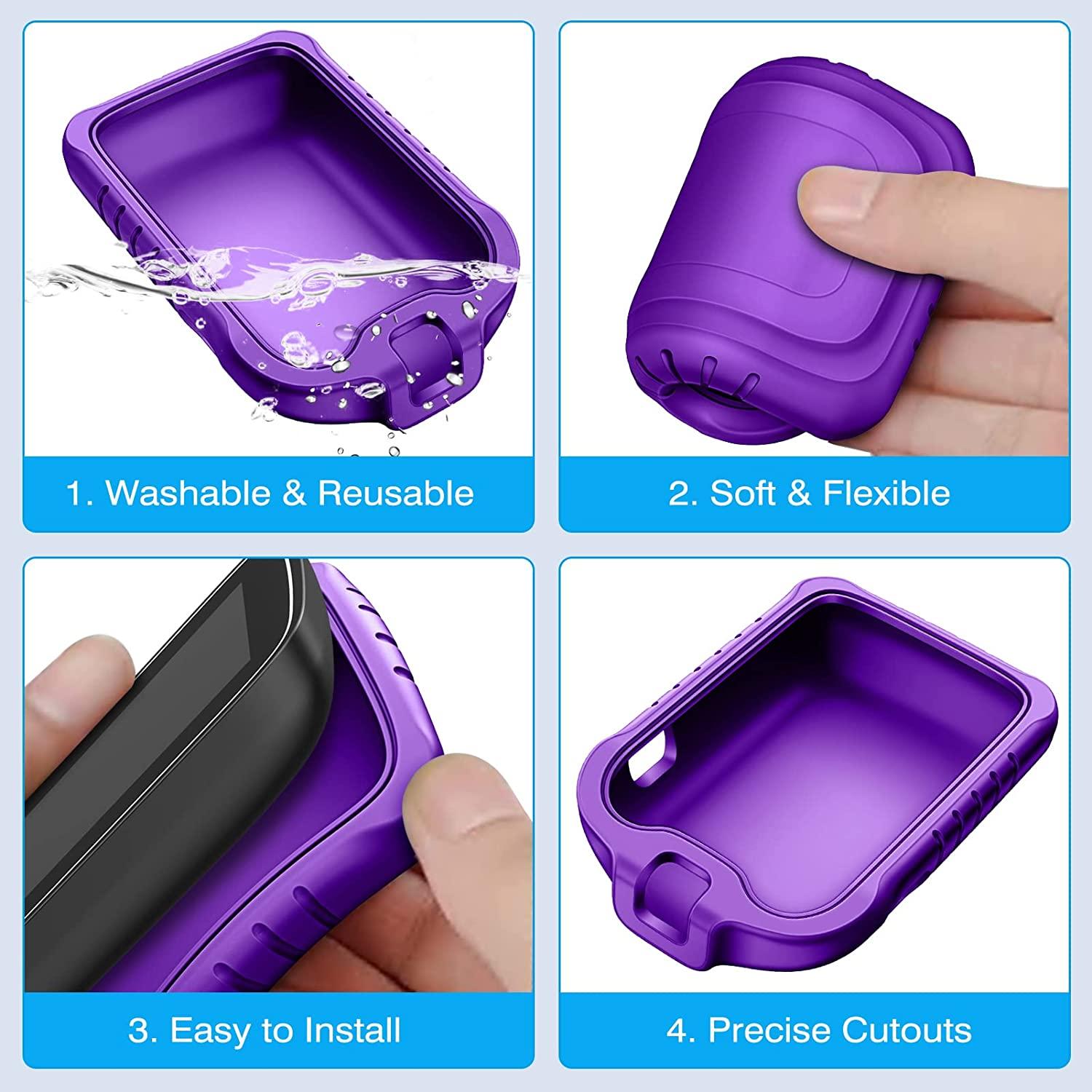 MedMax Silicone Case for Freestyle Libre 2 & Reader - Purple ...