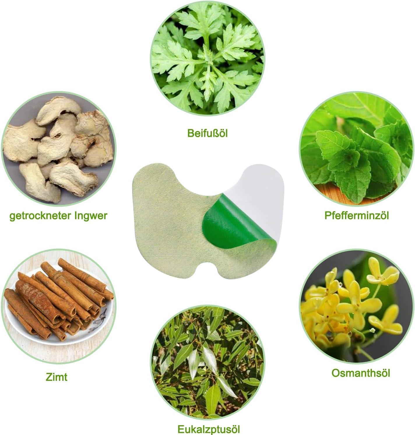 24 Herbal Pain Relief Stickers for Knees & Neck - Natural Wormwood ...