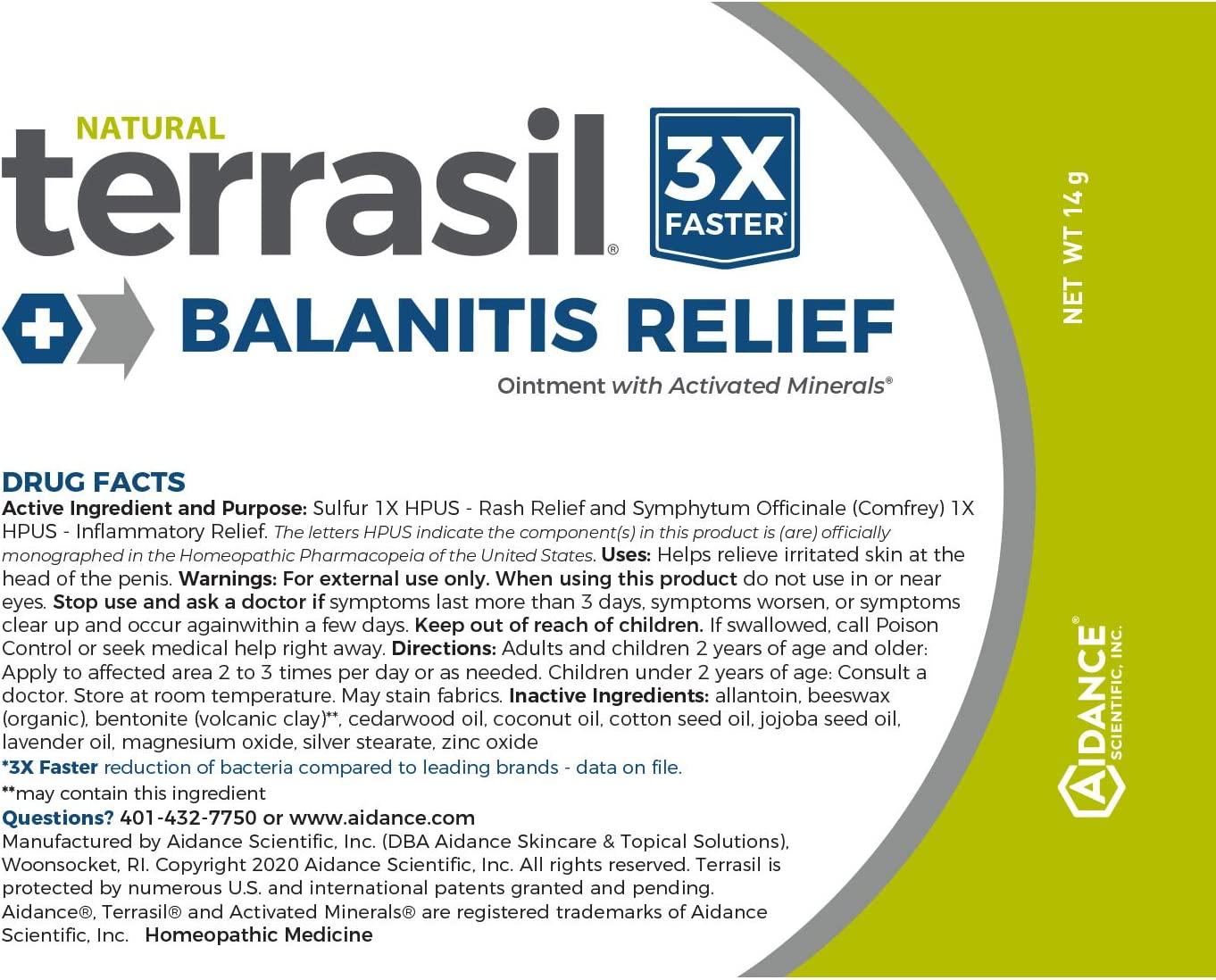 Terrasil Balanitis Relief Ointment - Soothing Relief for Balanitis ...