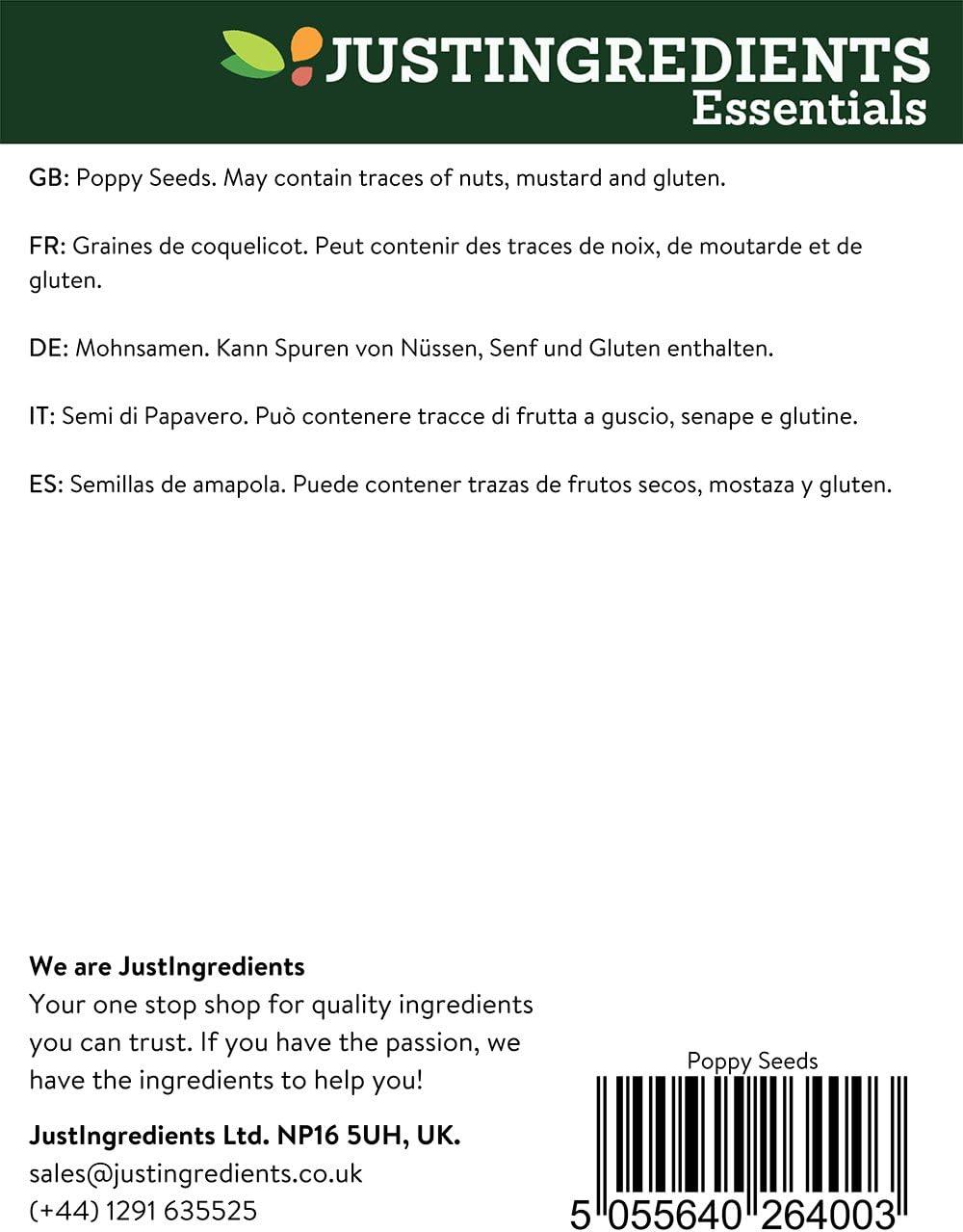 Premium Poppy Seed 500g: High-Quality Seeds for Baking and Cooking ...