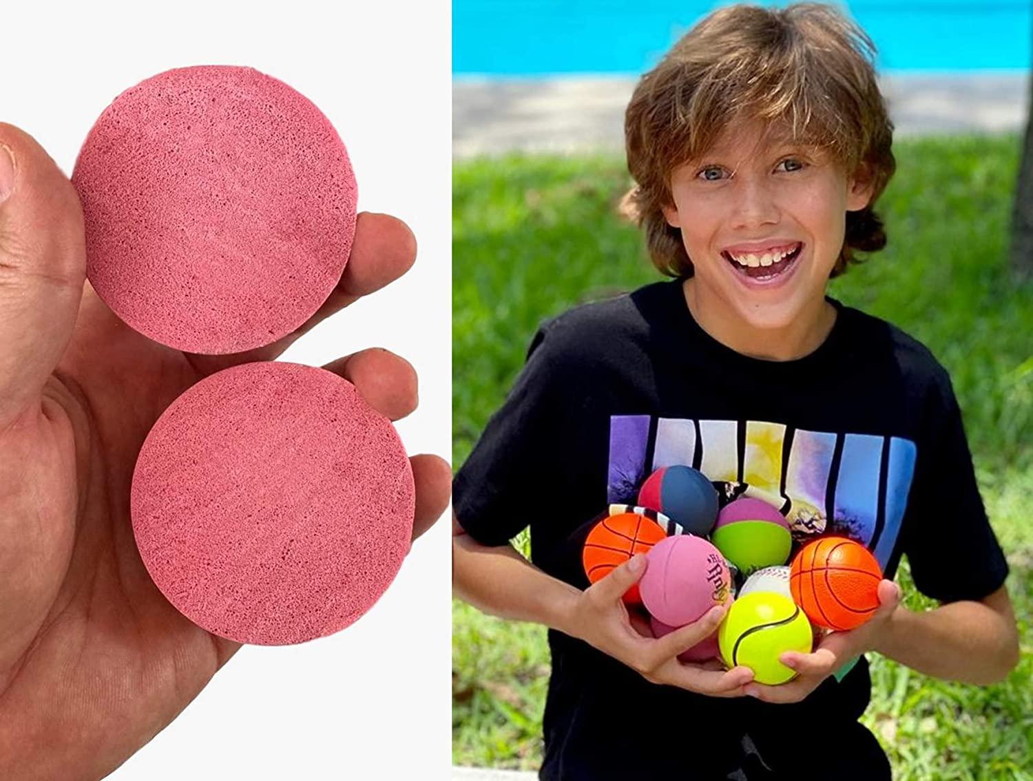 Pink Ball Pack of 3 - 2.55 Inches Original Pinky Balls by JA-RU for ...