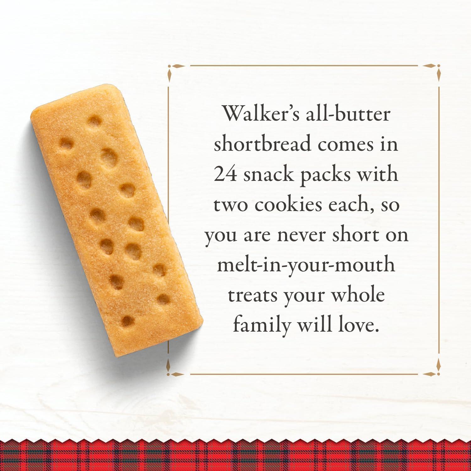Walkers Shortbread Fingers Individually Wrapped 24 x 40g (1 Box) | Buy Now with Express ...