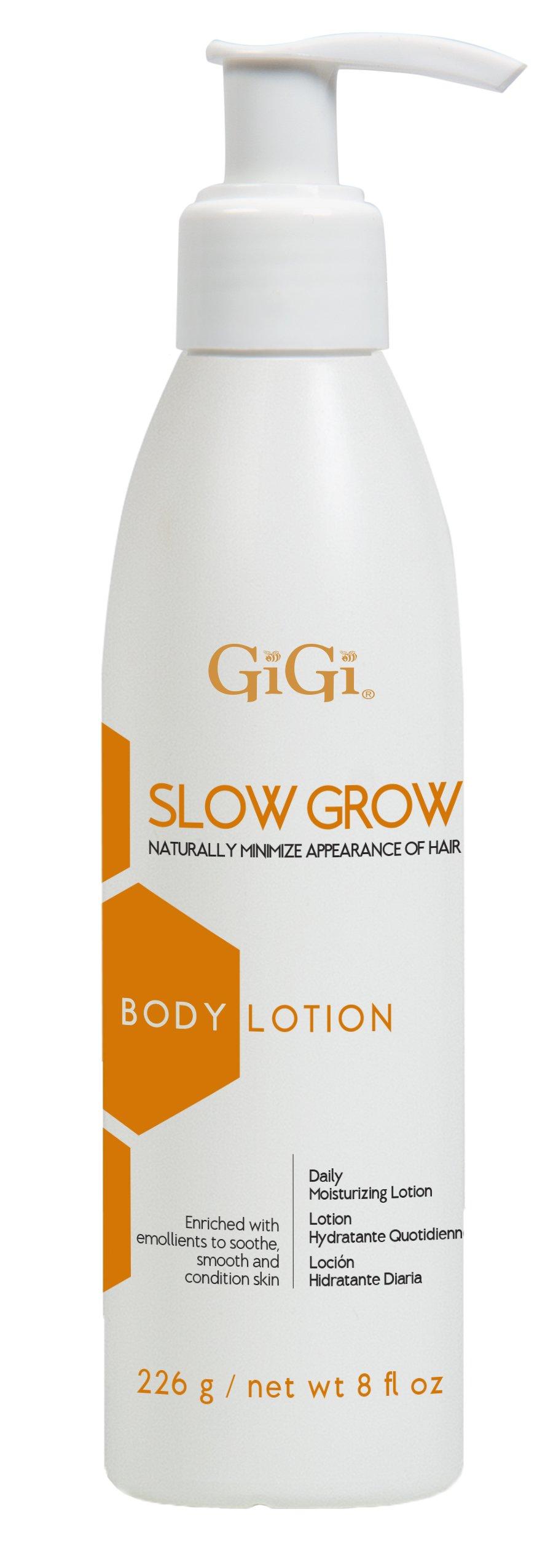 Slow Grow Body Lotion 8 oz by Gigi - Best for Smooth Skin & Hair ...