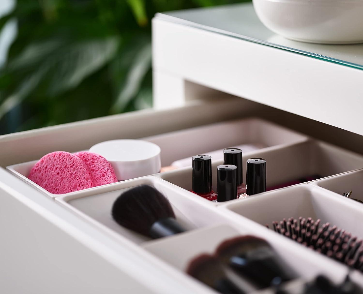 Joseph Joseph Viva Modular 7-Piece Makeup Drawer Organizer Set | Beauty ...