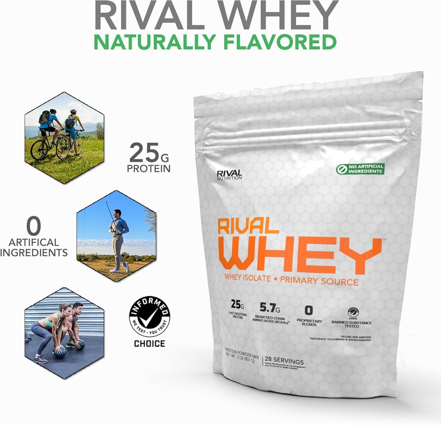 Naturally Flavored Rival Whey - Pure Chocolate 2lb | Premium Protein ...