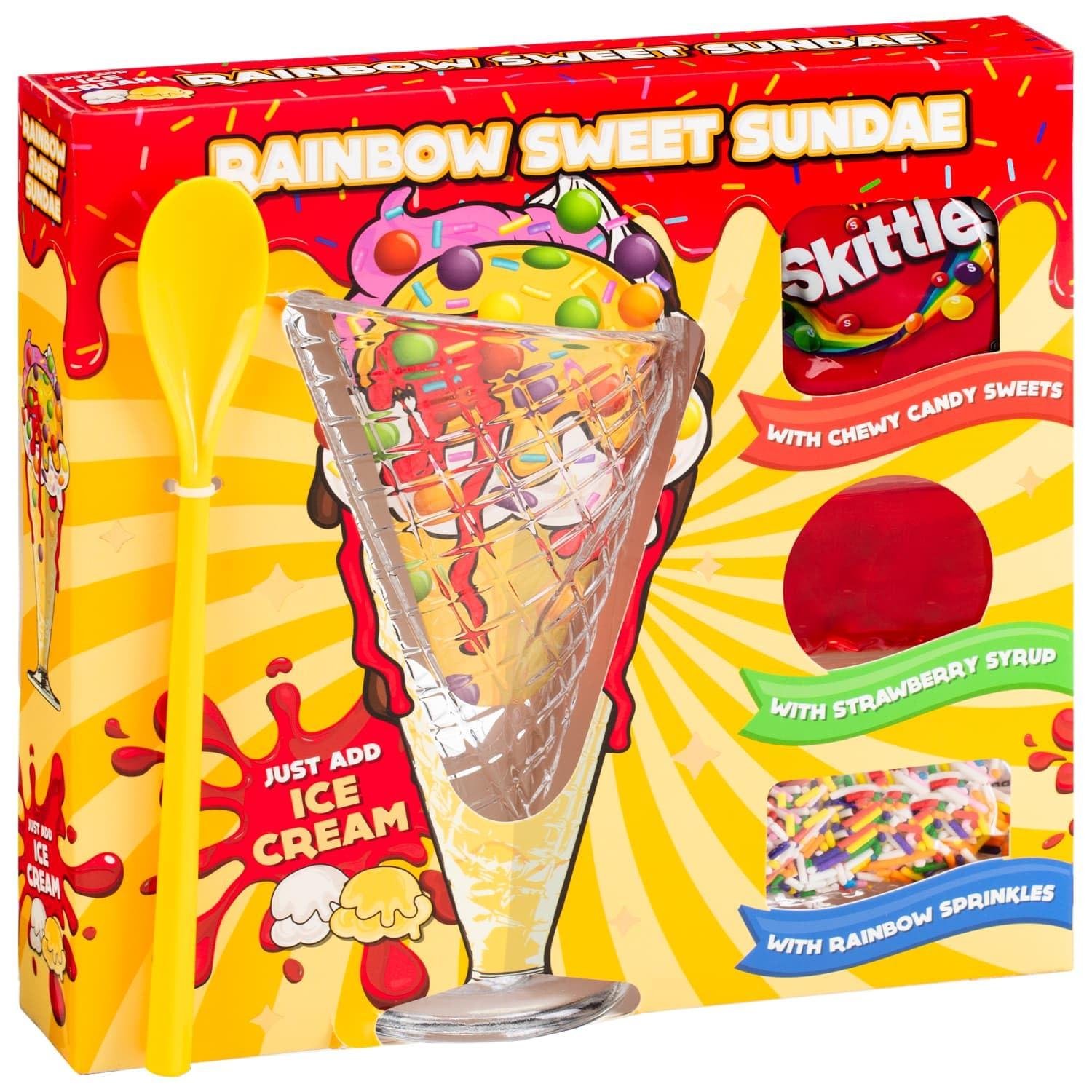 Sweet Sundae With Glass And Spoon Ideal Xmas Gift Set - Skittles ...