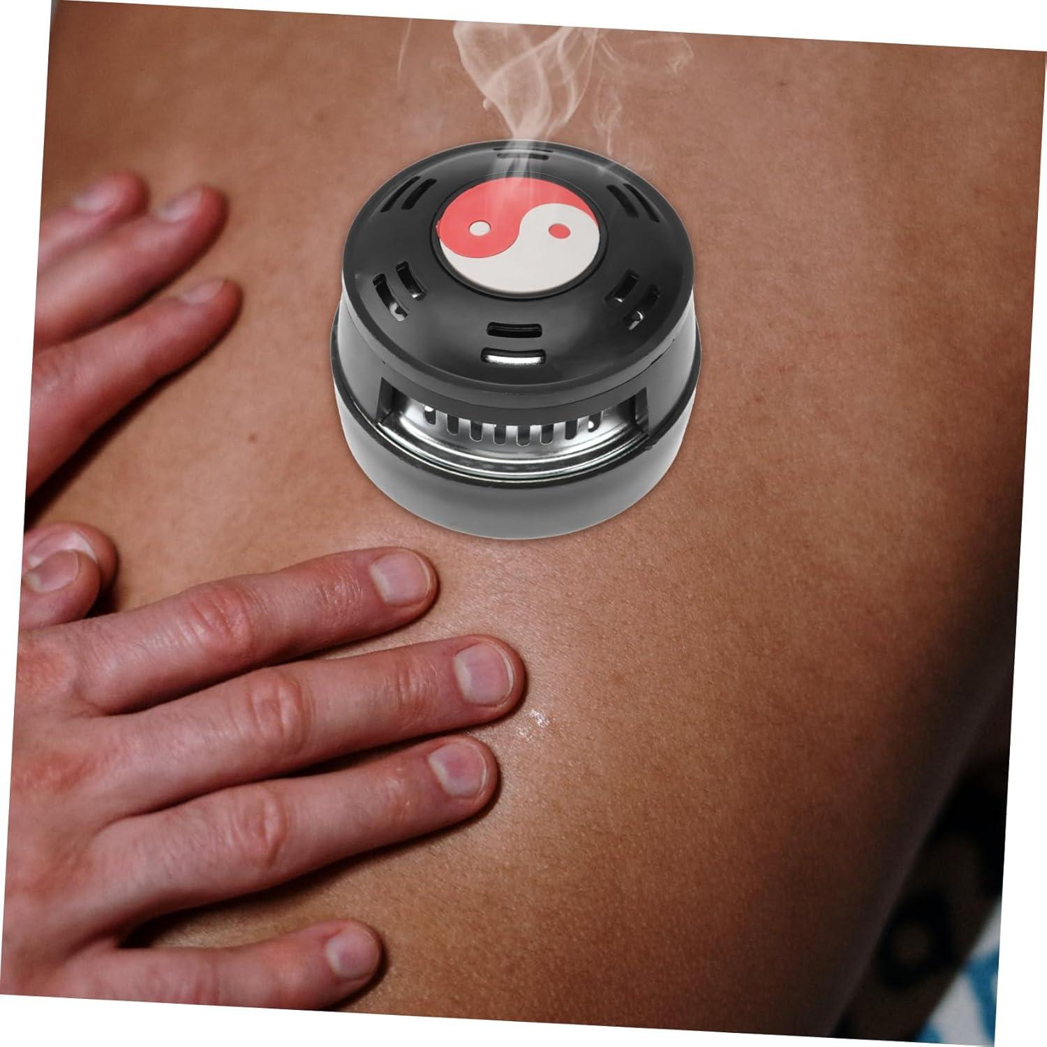 Buy Healvian 2st MOXIBUSITION-BOX Tool - Rustproof Moxa Heat Tank 7x5cm ...