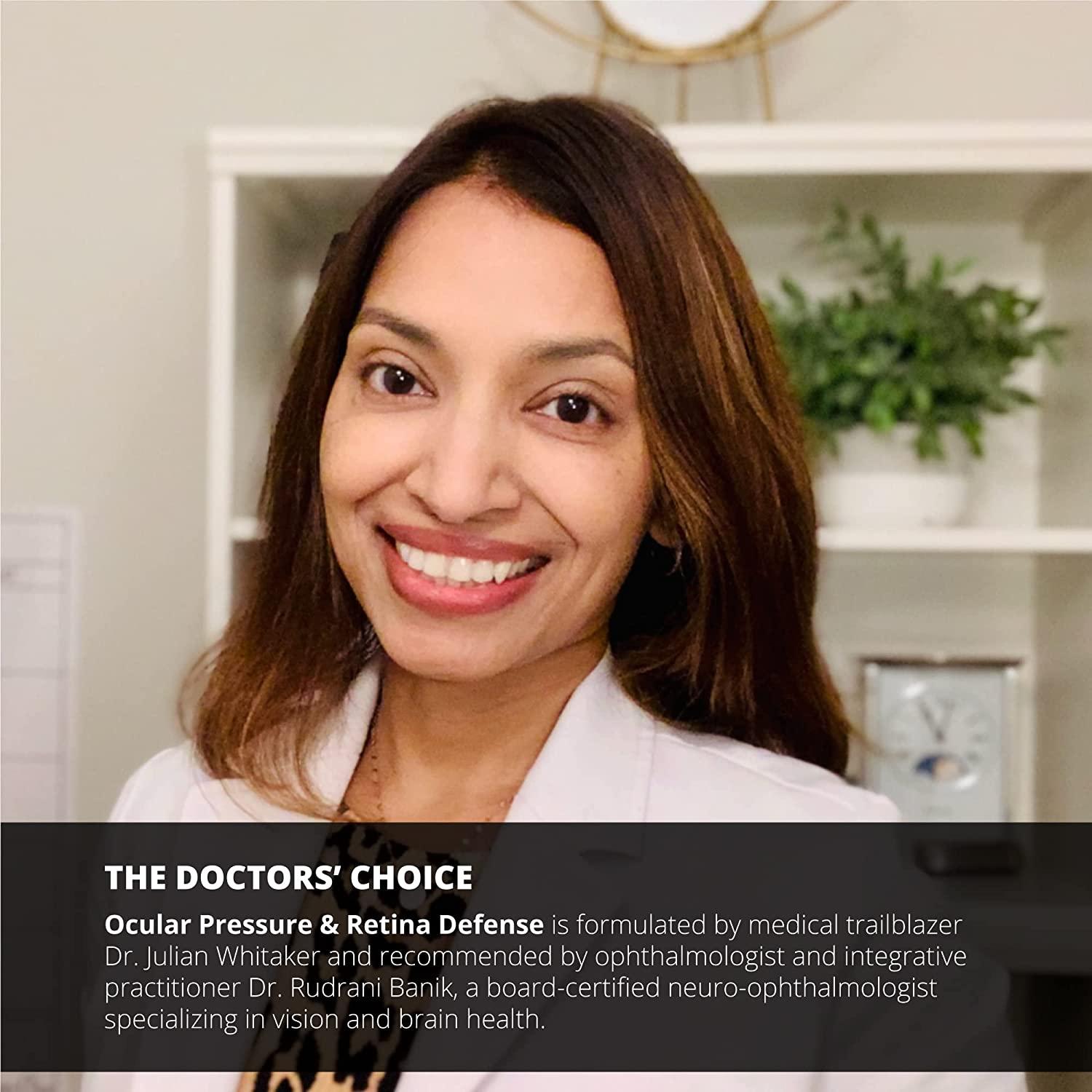 Dr. Whitaker Ocular Pressure & Retina Defense - 30 Capsules for Eye ...