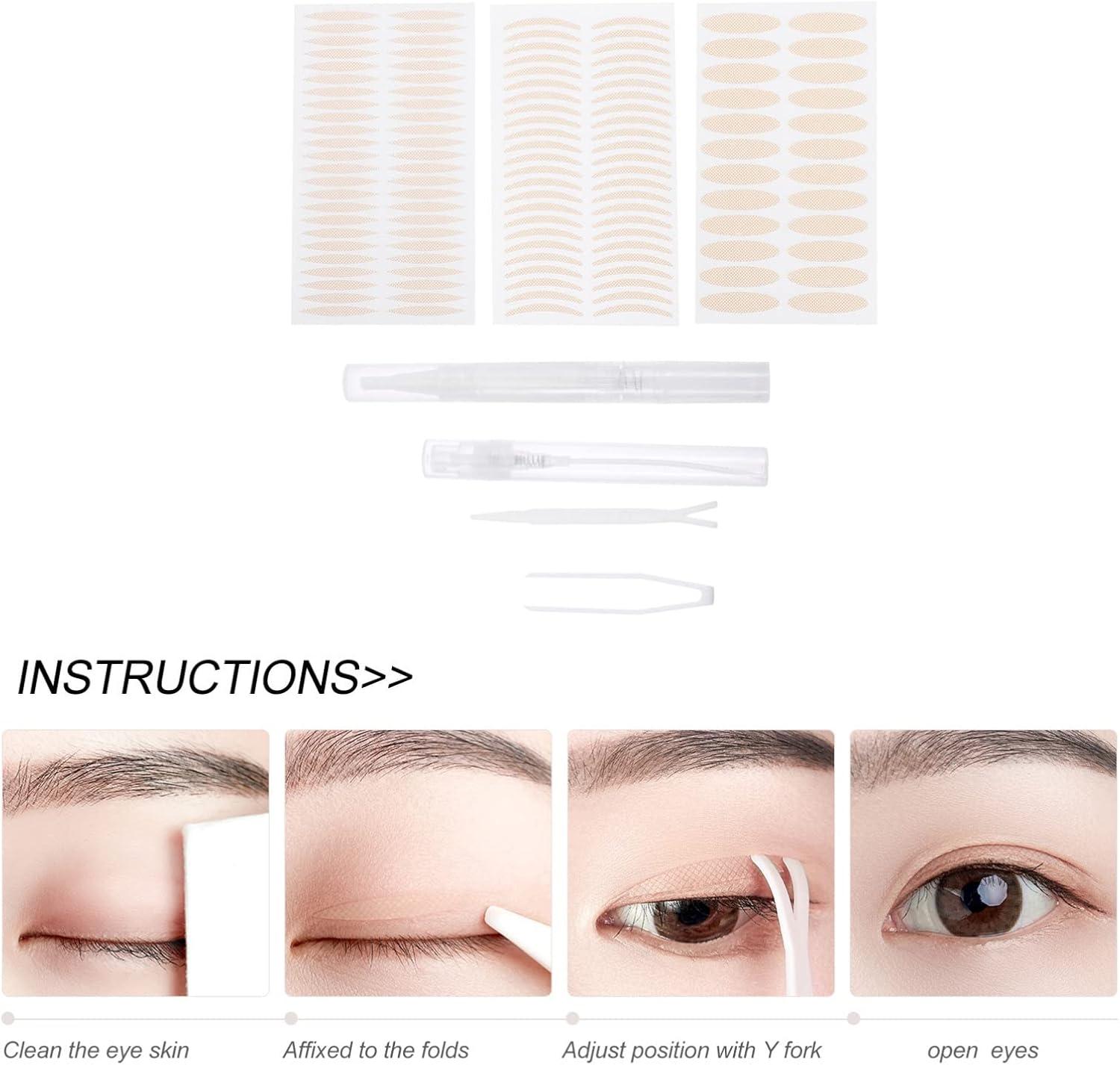 DOITOOL 1 Set Double Eyelid Sticker Eyelid Tape Invisible Eyelid ...