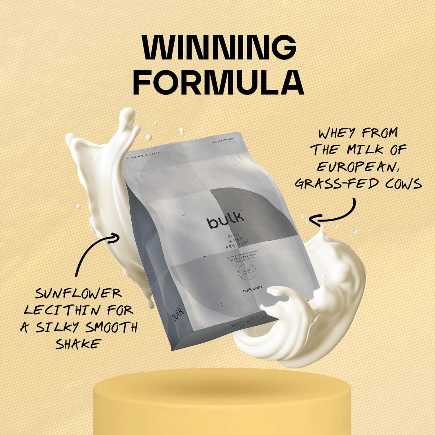 White Chocolate Bulk Whey Protein Powder Shake 2.5 kg - Packaging May ...