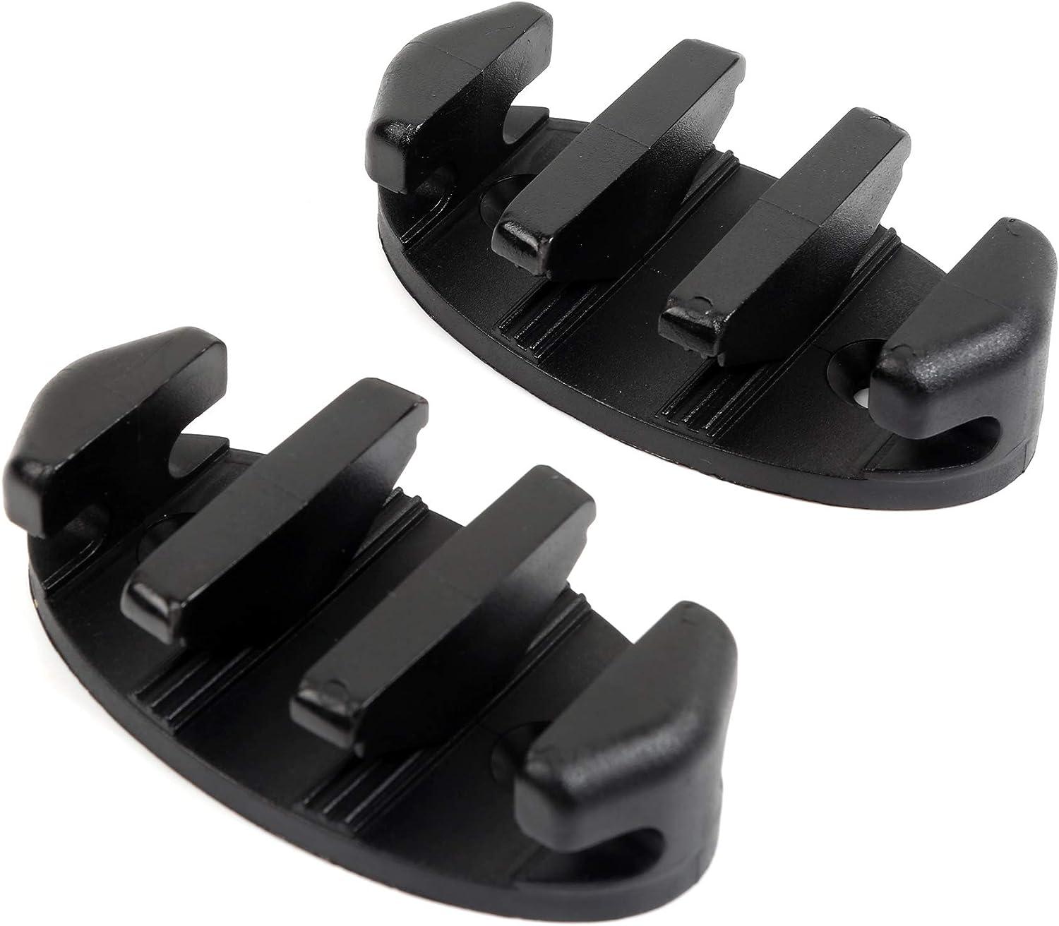 Mxeol Kayak Zig Zag Cleats for Canoe/Gripper Rope Cleats - Black Nylon ...