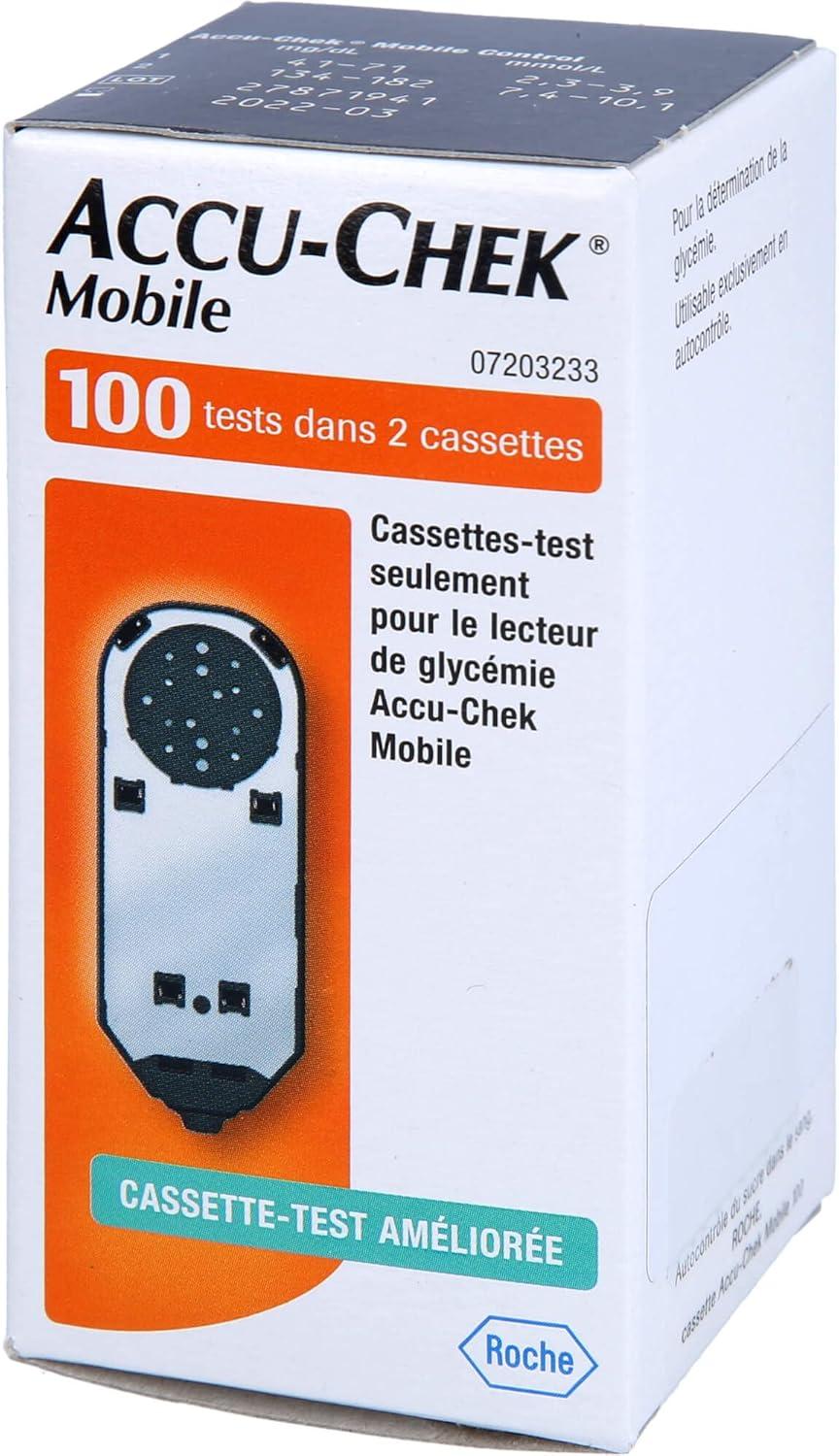Accu-Chek Mobile Test Cassette 100 ST - Reliable Blood Glucose ...