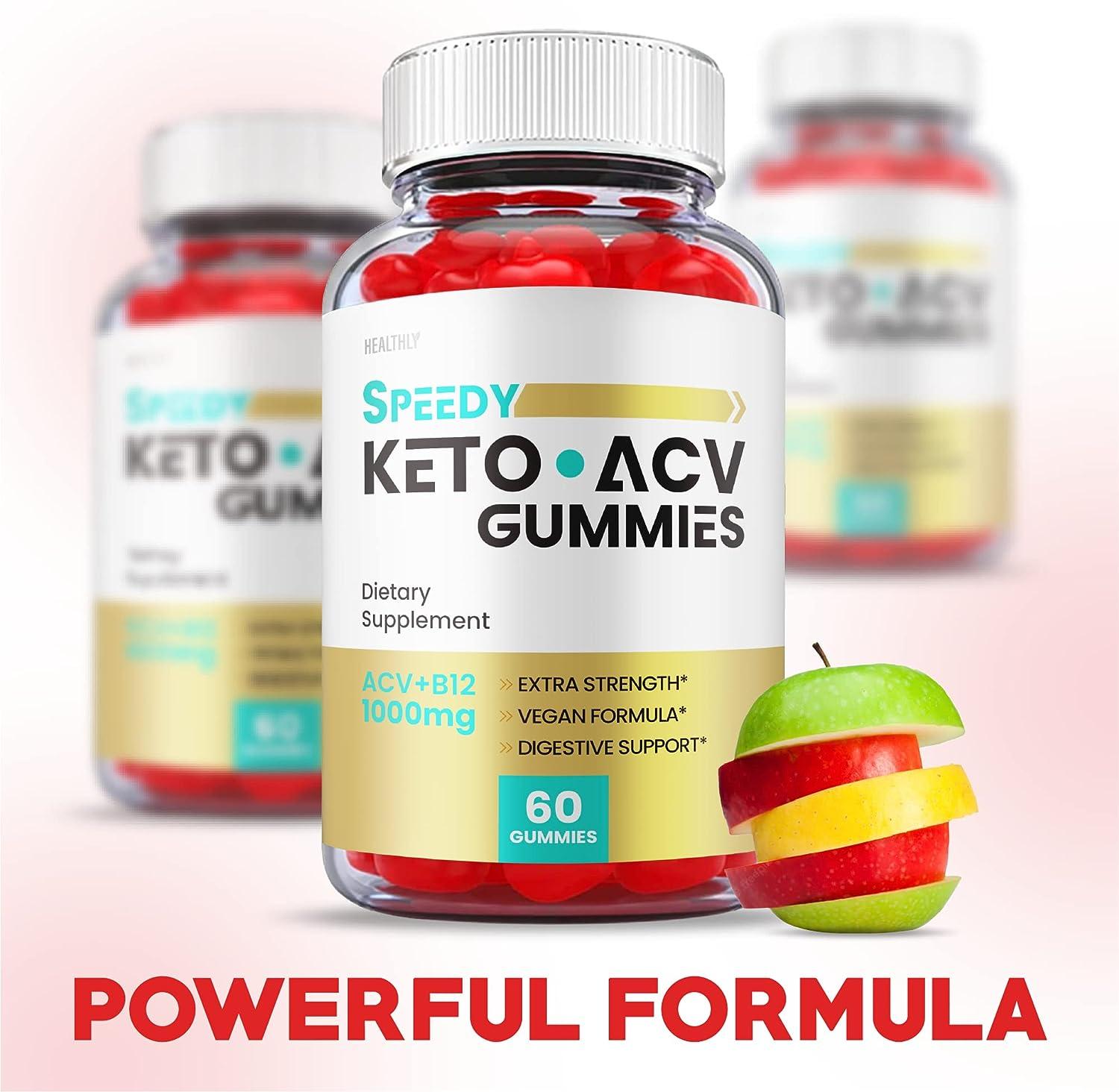 Speedy Keto ACV Gummies - Advanced Formula for Weight Loss - Vegan ...