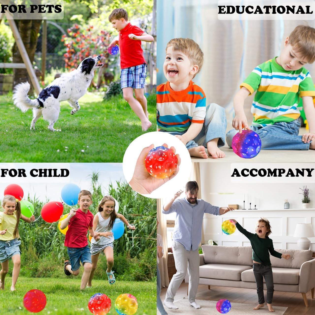 Astro Jump Ball 3 Pack - High Bounce Mini Moon Balls | Lightweight ...