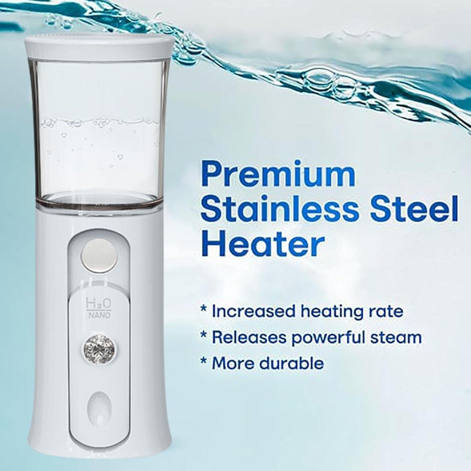 Cordless Travel Steamer Handheld Face Steamer Face Hydrating Steamer ...