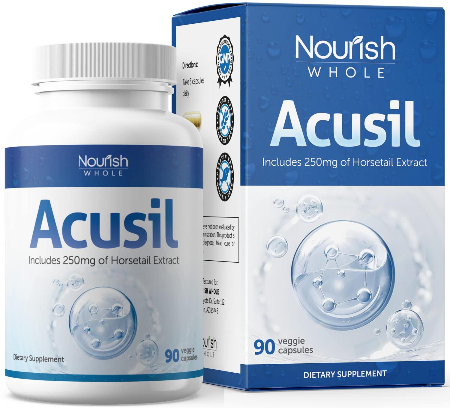 Acusil Natural Diuretic Pills for Swollen Feet & Ankles - Reduce ...