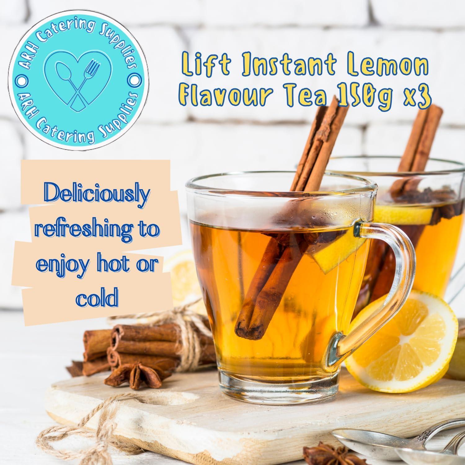 Lift Instant Lemon Flavour Tea 150g x3 - Energize Your Day with Zesty Refreshment | Buy Now with ...