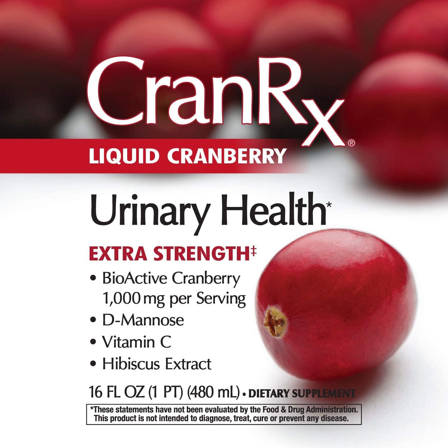 CranRx Liquid Multi-Action Cranberry Supplement - 16 Ounce | Boost ...