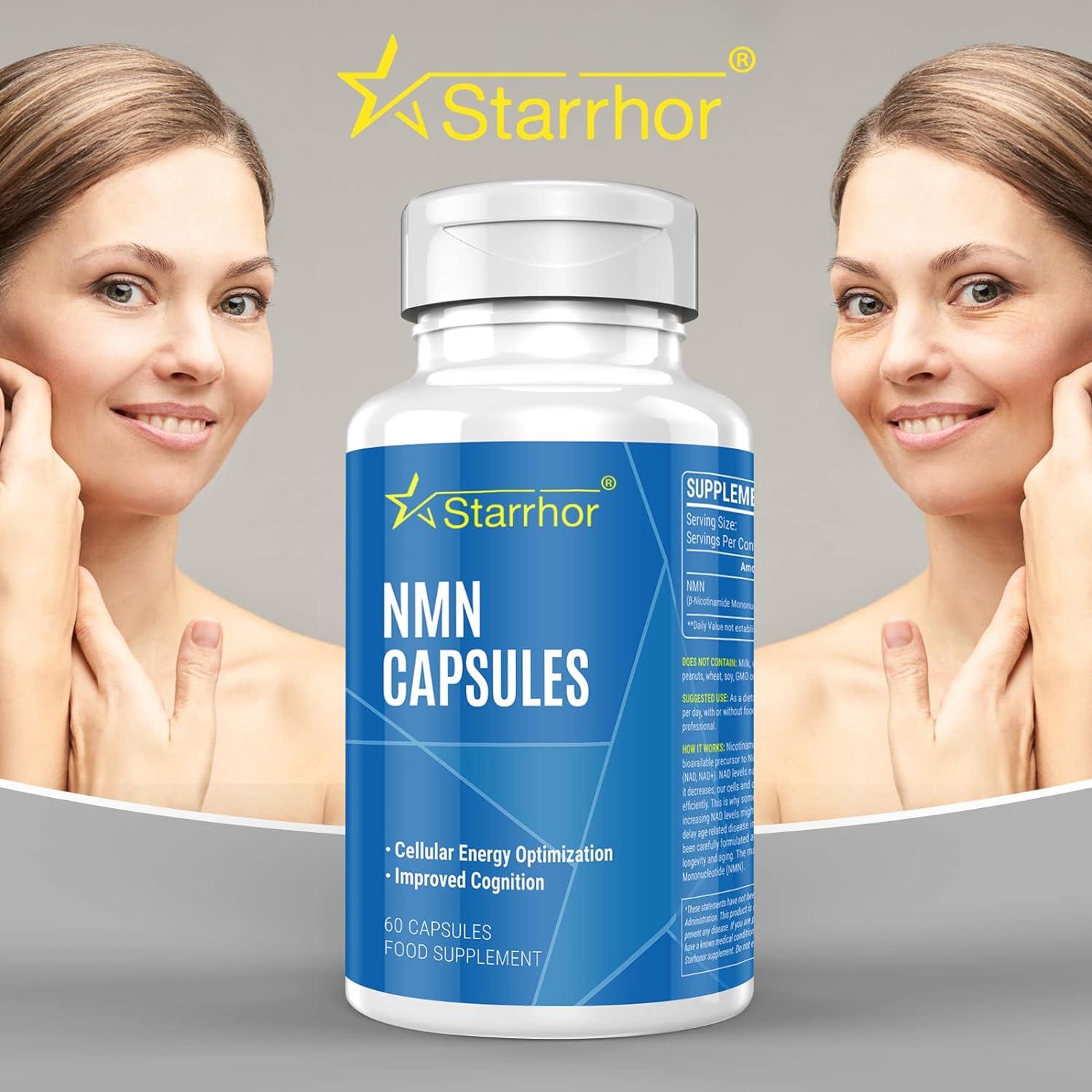 NAD+ Supplement 500mg - Energy Booster & Anti-Aging Capsules - Max ...