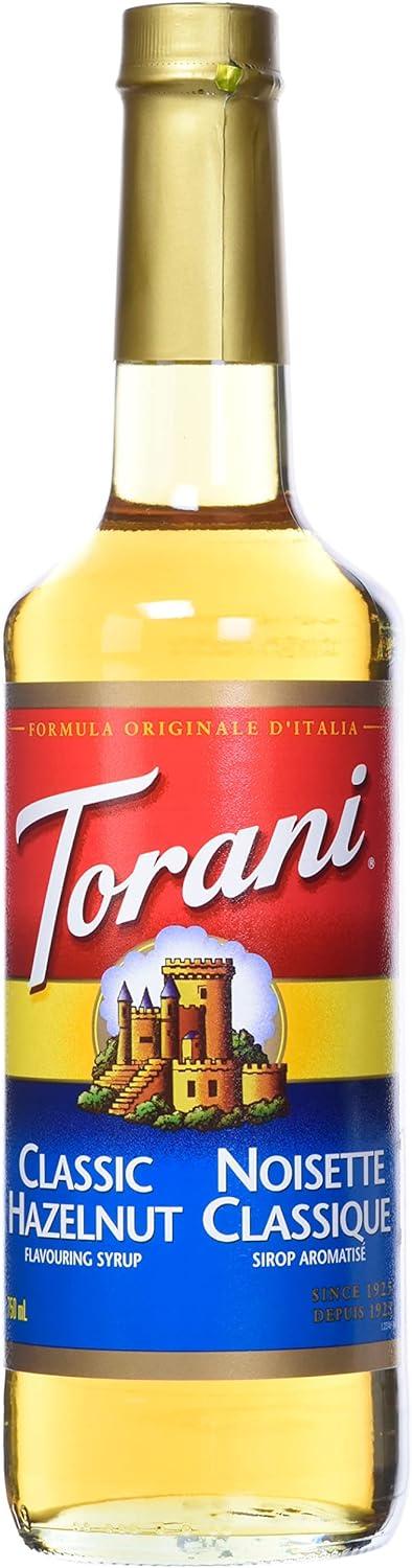 Torani Hazelnut Classic Flavour Syrup 750 Milliliter & White Chocolate ...