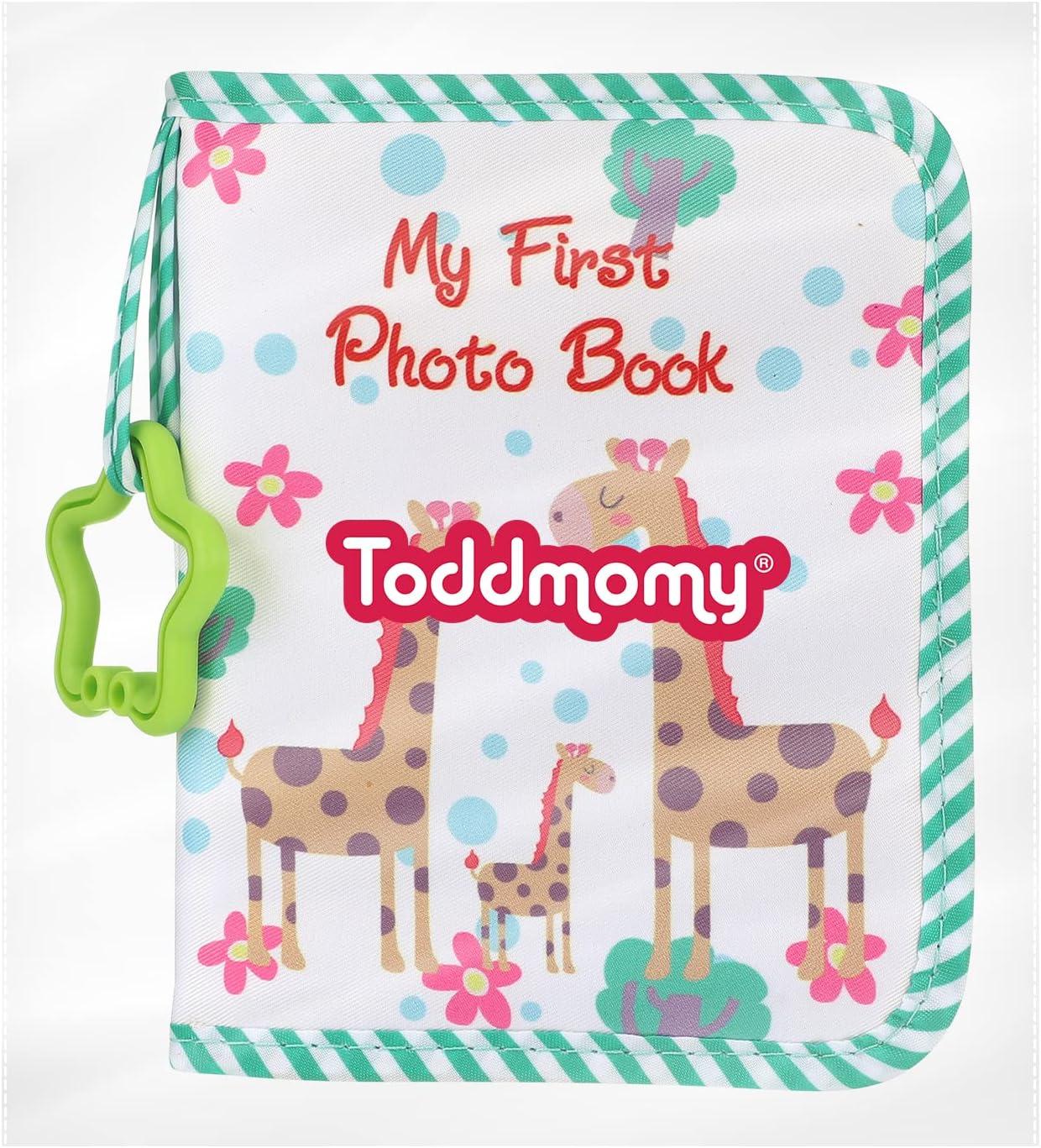 Baby Photo Album - Soft Cloth Infant Book with Giraffe Family | My ...