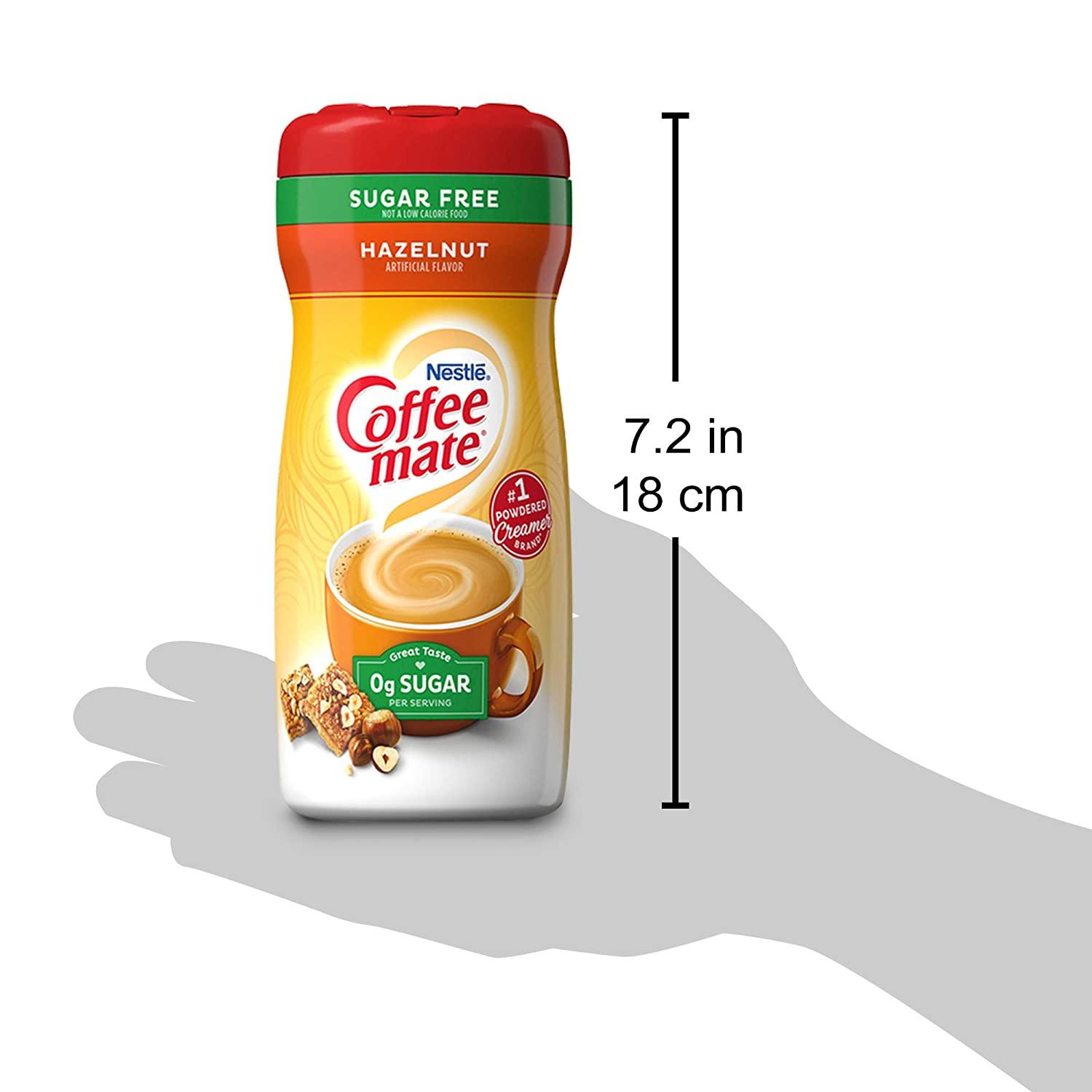 Nestle Coffee Mate Sugar Free Hazelnut 289g - Delicious & Healthier ...