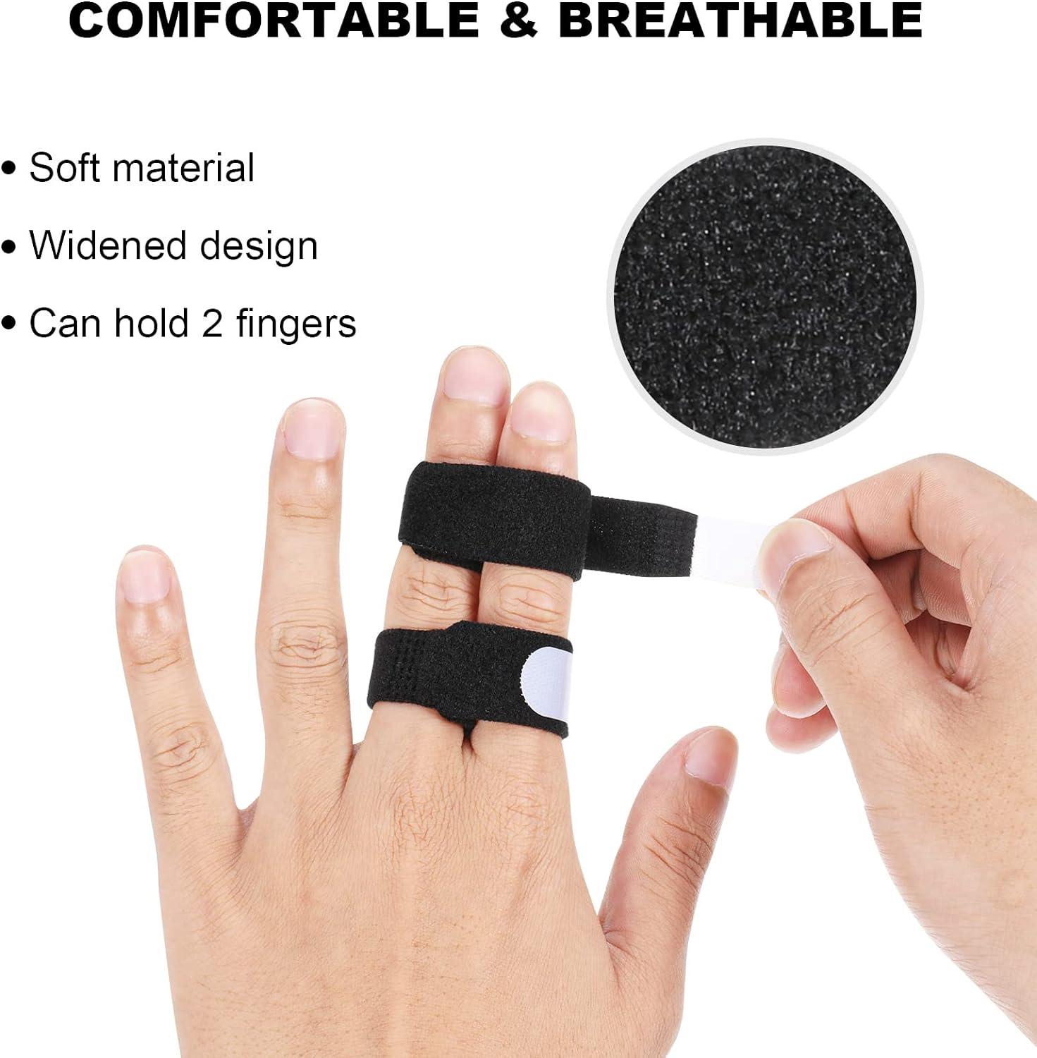 Smilcloud 20-Piece Adjustable Finger Clamp Set - Trigger Finger ...