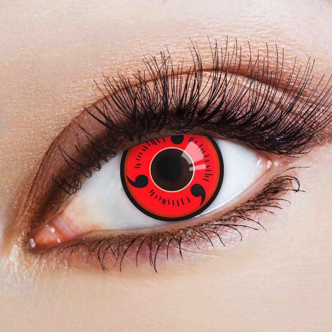 Aricona Sharingan Contact Lenses - Naruto Colored Cosplay Lenses for ...