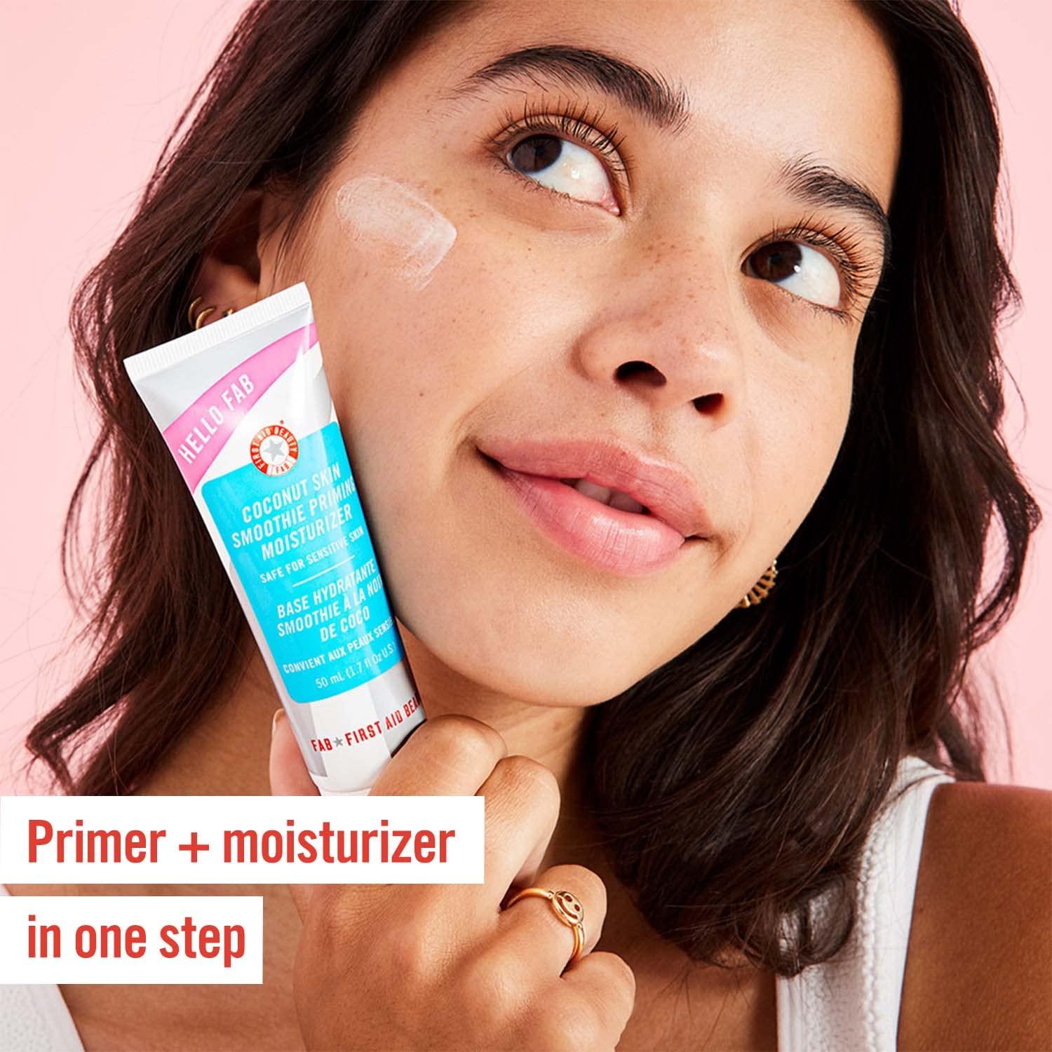 First Aid Beauty Hello FAB Coconut Skin Smoothie Priming Moisturizer 1. ...