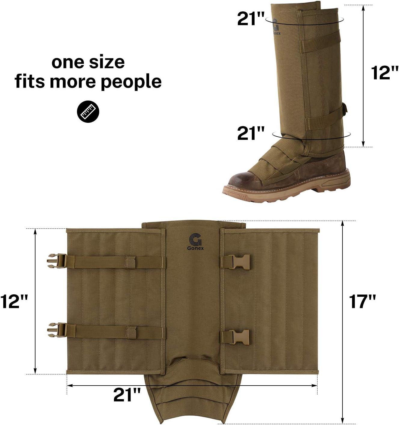 Gonex Snake Gaiters - Waterproof Snake Guards for Men & Women | Snake ...