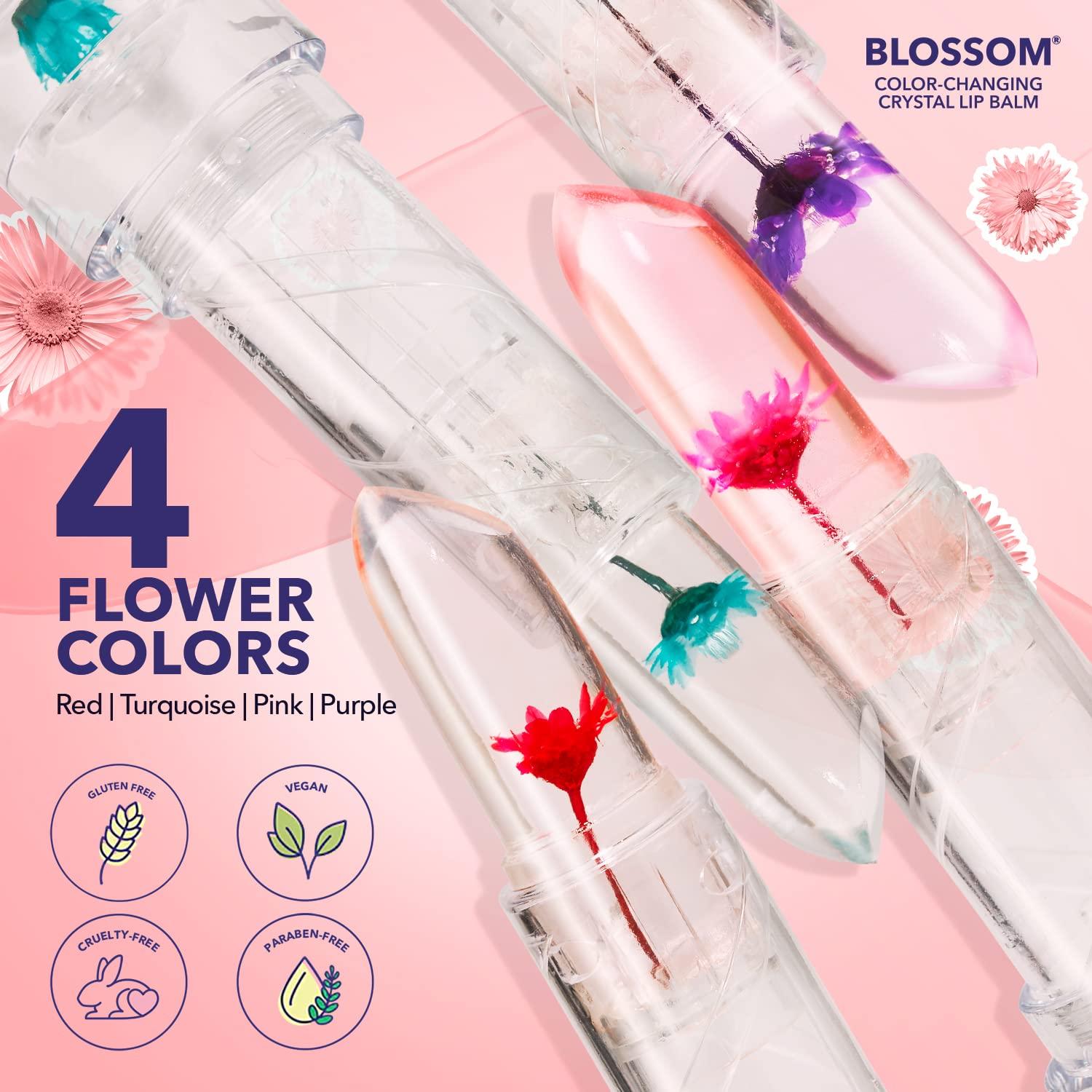 Blossom Moisturizing Custom Color Changing Crystal Lip Balm ...