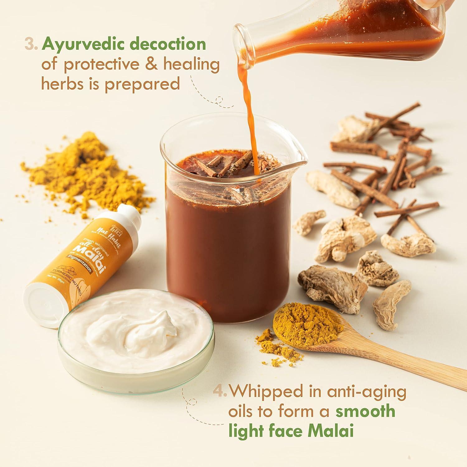 Na...t Habit Turmeric Face Malai Cream for Skin Glow & Pigmentation ...