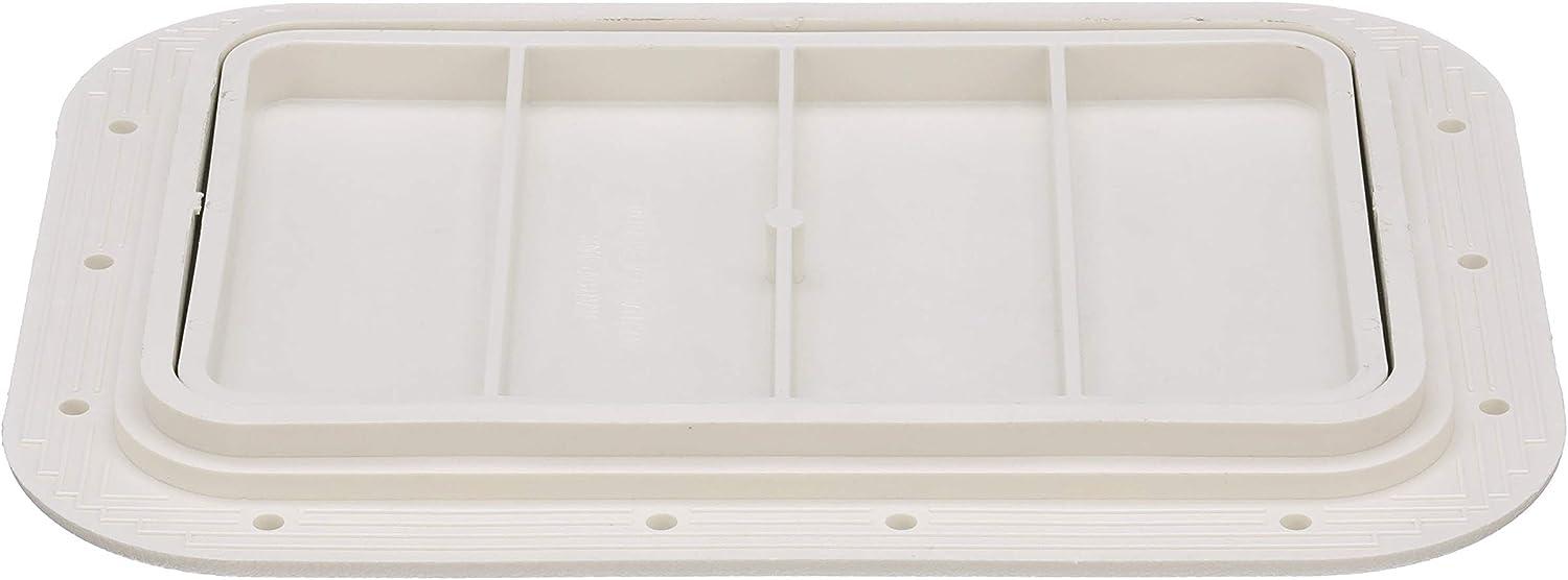 Seachoice 7 x 11 White Pry-Out Hatch | Acetone Proof Polypropylene ...