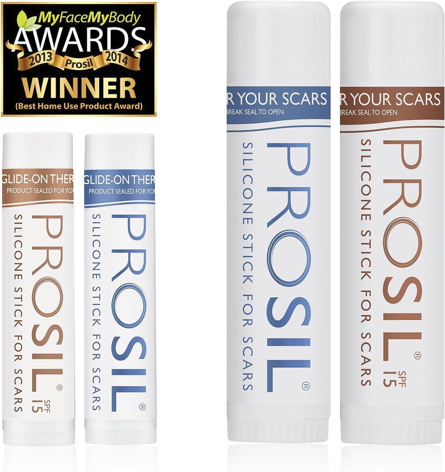 Pro-SIL Silicone Scar Treatment Stick 4.25g - FDA Cleared & Clinically ...