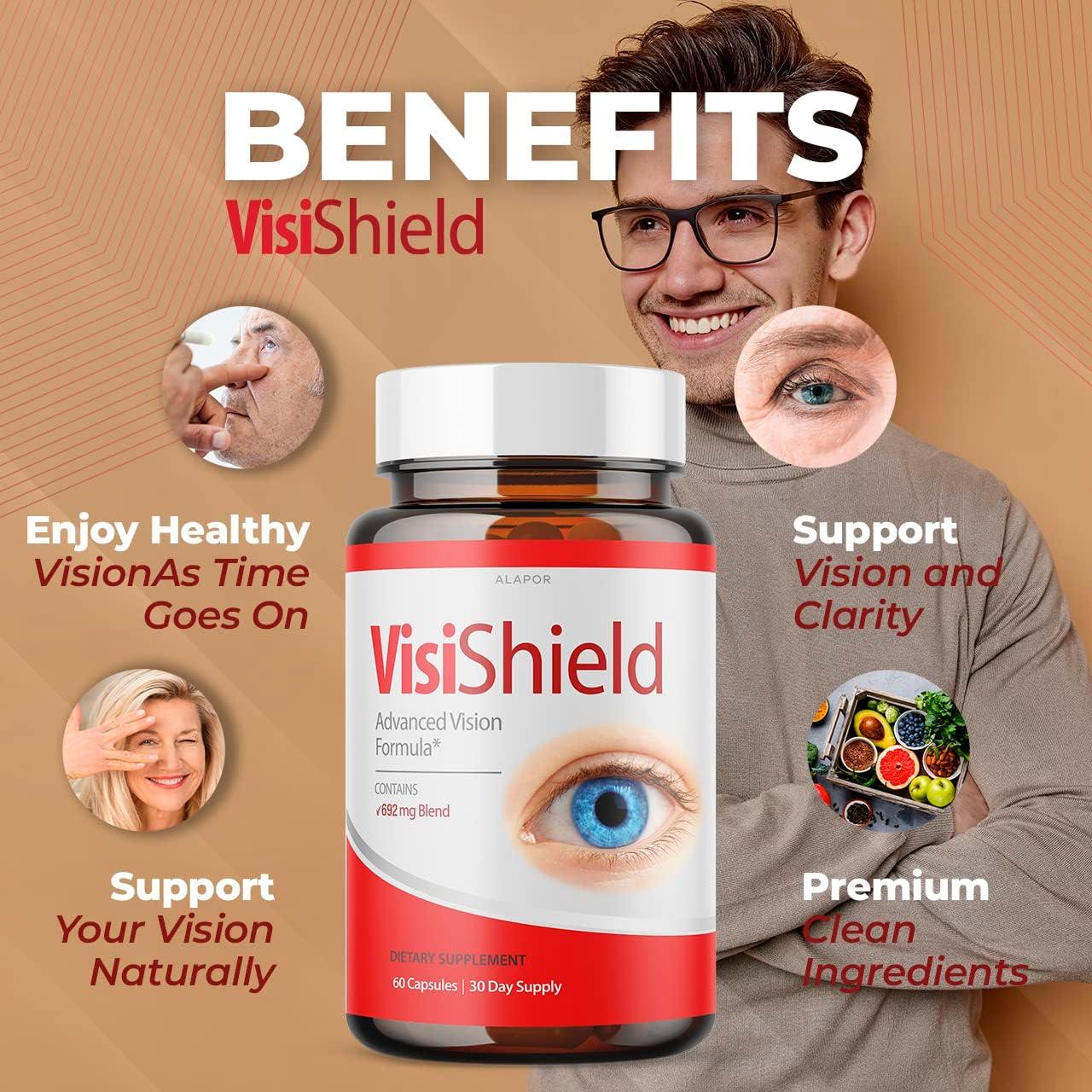 Visishield Pills - Advanced Eye Supplement 90 Day Supply - Vision ...