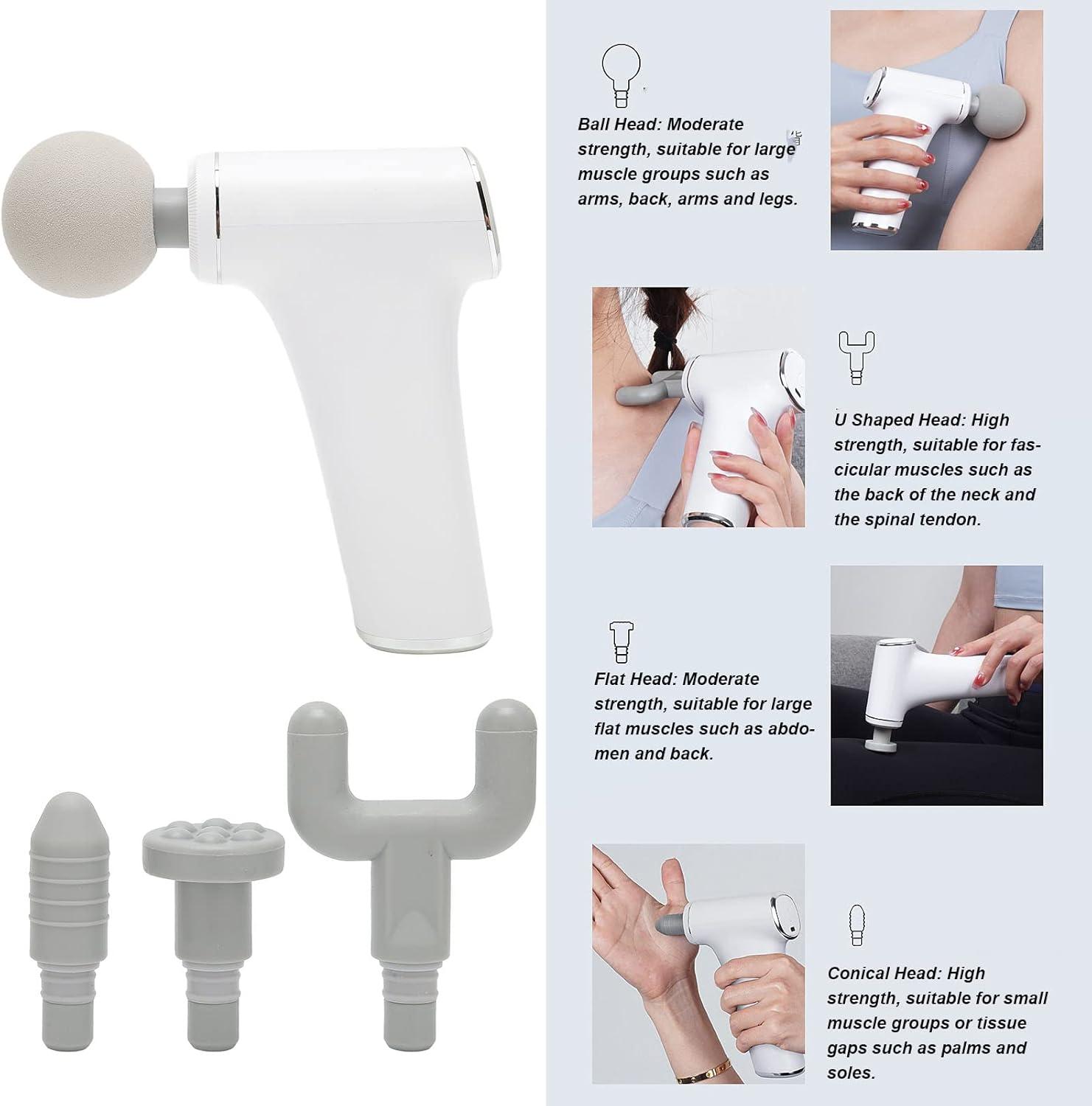 Mini Massage Gun - Portable Deep Tissue Muscle Relaxation Device for ...
