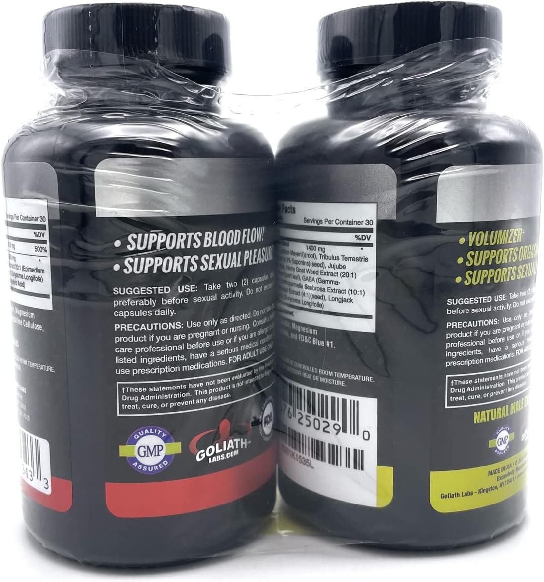 Goliath Labs Male Support Formula - Natural & Safe 120 Capsules | Buy ...