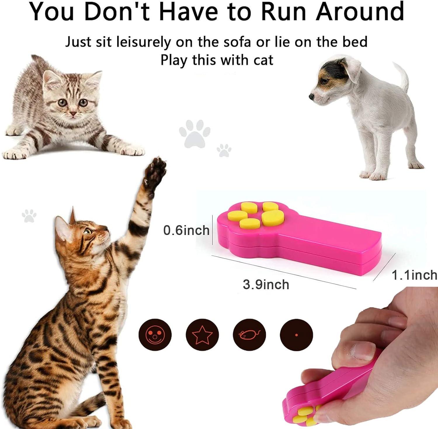 Anjing 2 Pack Paw Style Dog Cat Catch The Interactive Toy Exercise ...