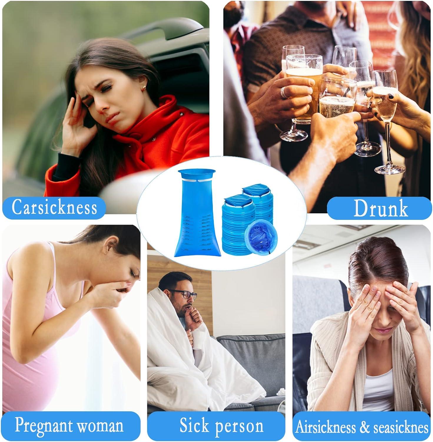 50PCS Disposable Vomiting Bags - Strong Sickness Bags by Medi-Inn | Buy ...