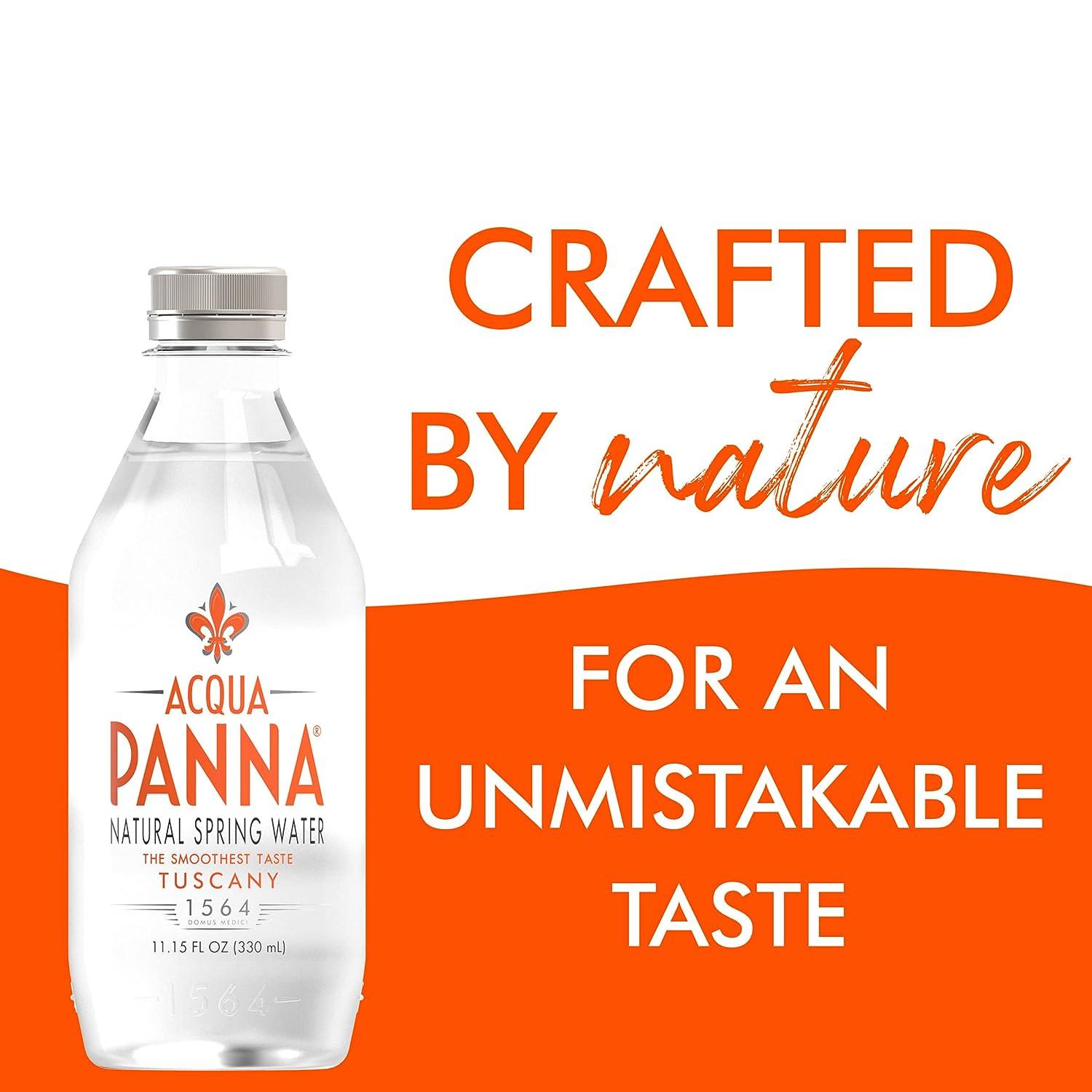 Acqua Panna Natural Spring Water 11.15 fl oz Plastic Bottles - Pack of 24 | Buy Now with Express ...