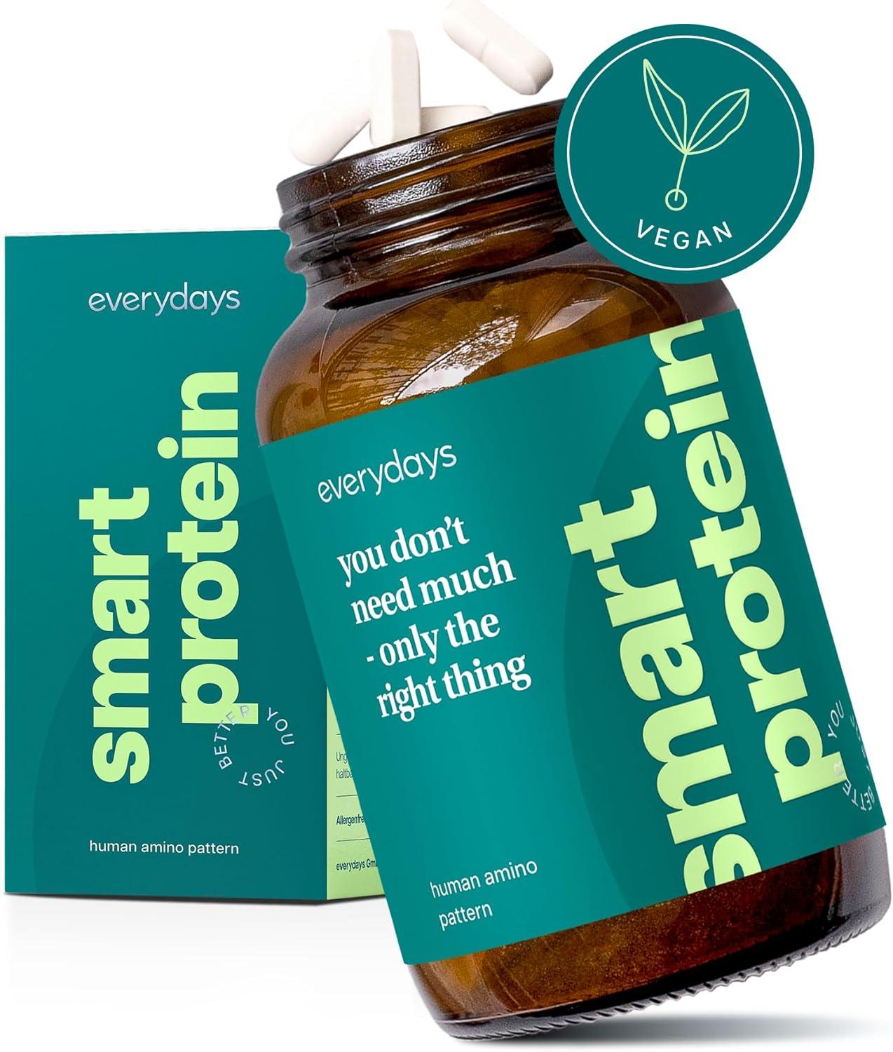 Everydays Smart Protein Tablets - 100% Pure Amino Acids Complex | Vegan ...