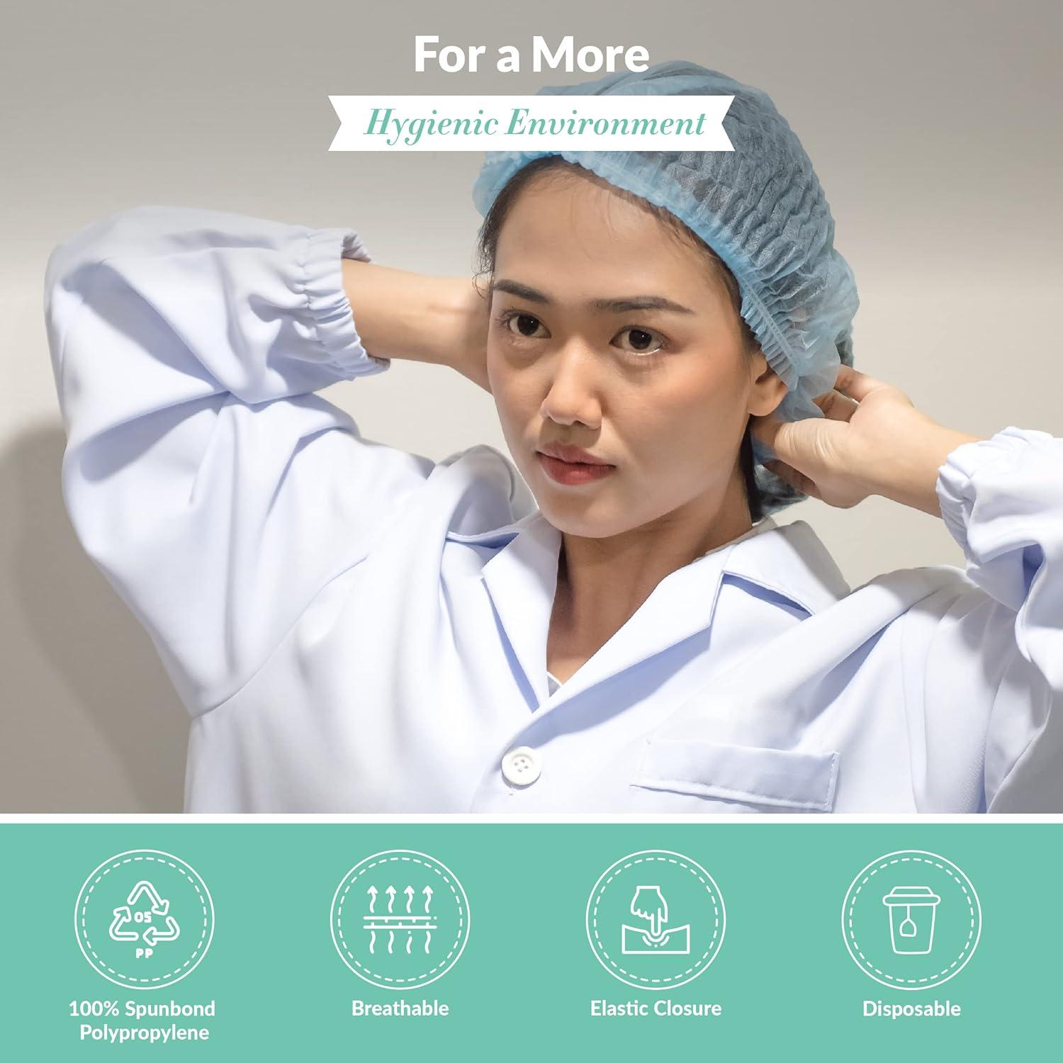 1000 Pack Disposable Hair Nets for Food Service and Medical ...