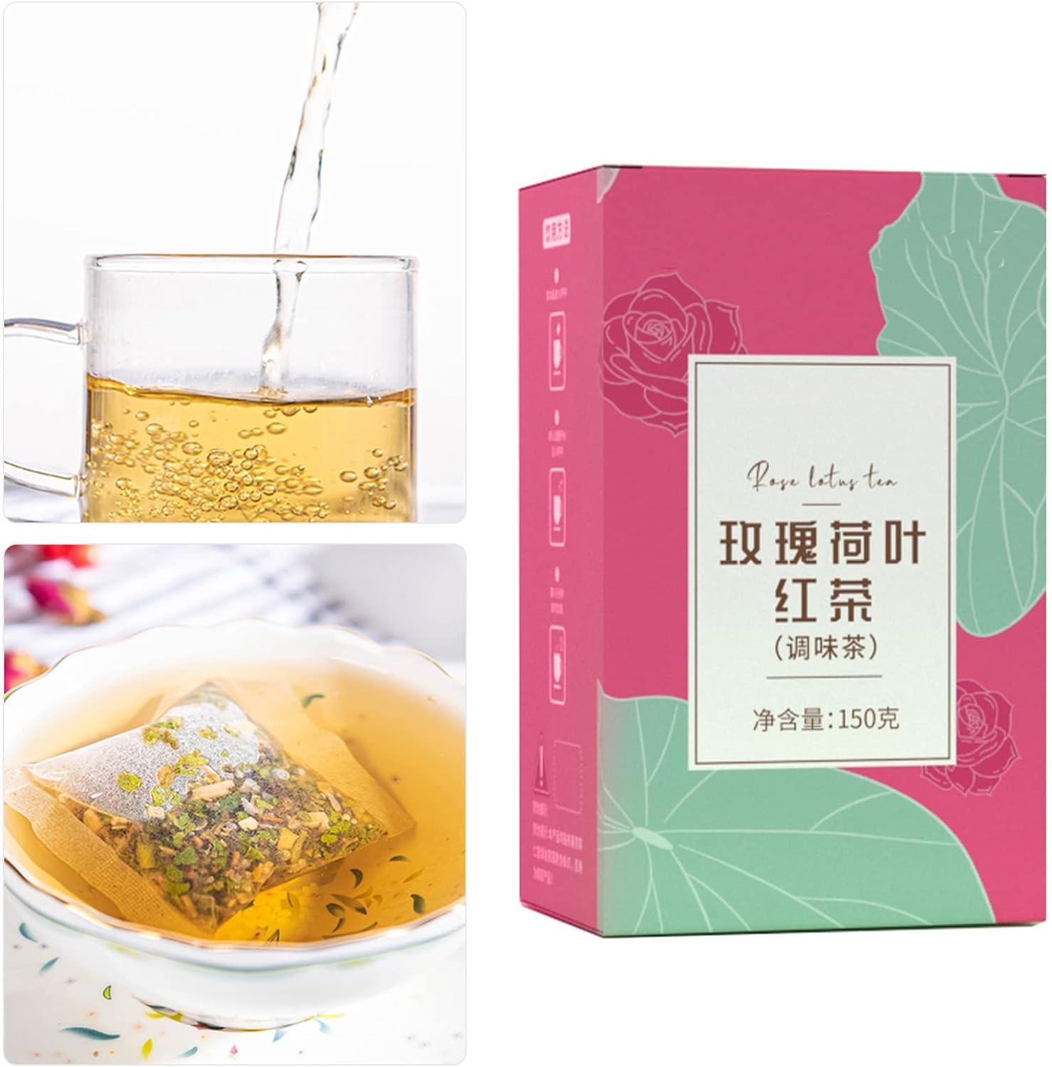 Red Rose Tea Bags - 30 Count Leaf Rose Black Tea Bag Individual Packing ...