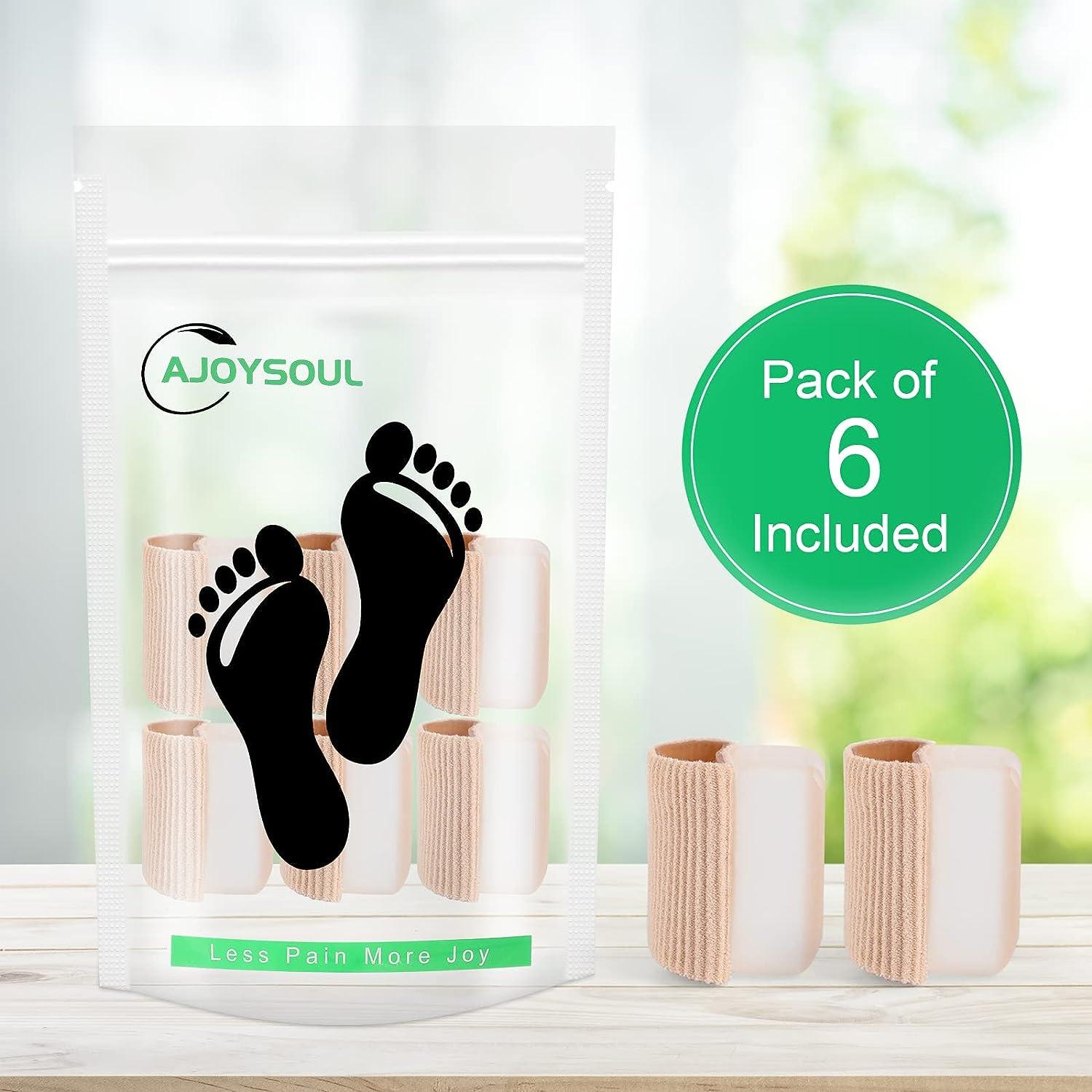 Ajoysoul Toe Separator & Bunion Corrector Set - 6pcs Gel Toe Spacers ...