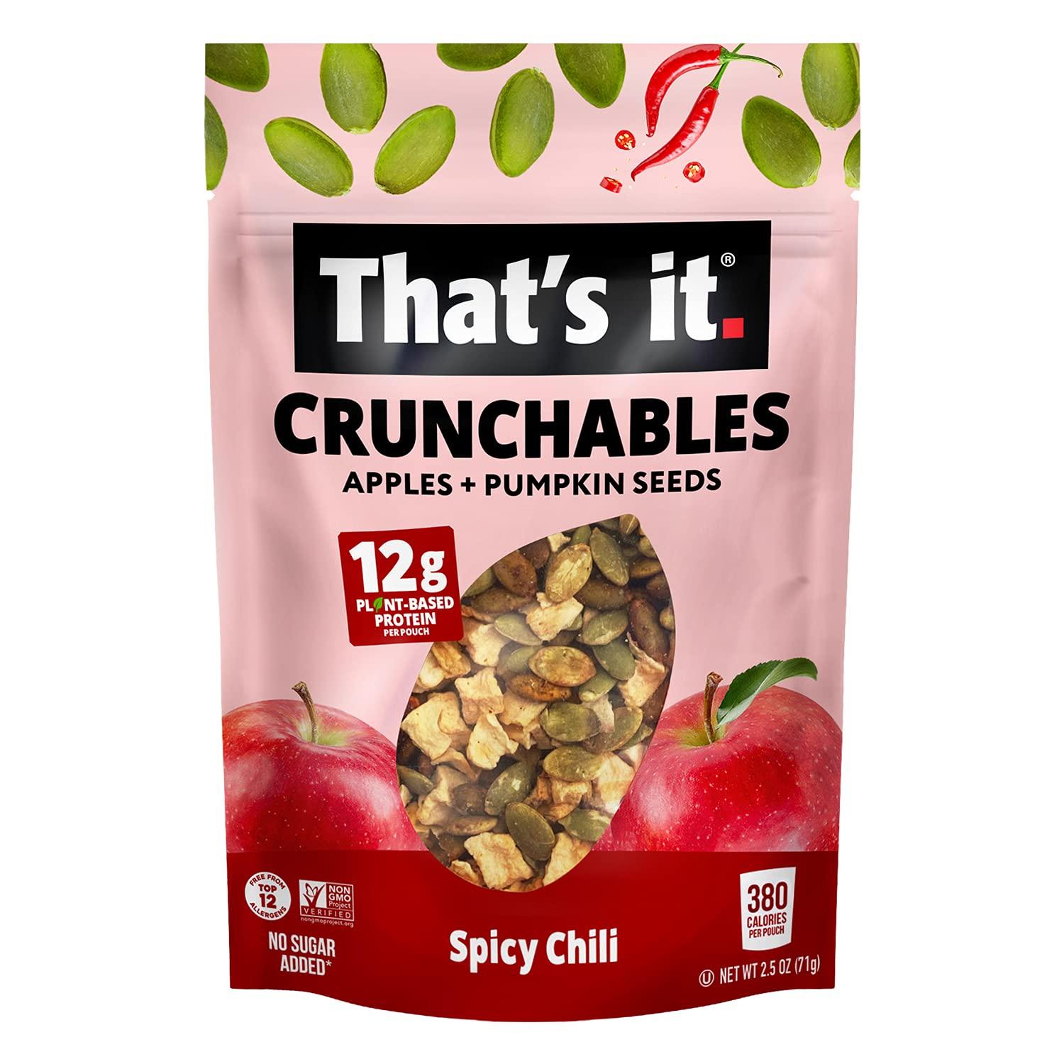 Crunchables Variety Pack: Plant-Based Protein Gluten-Free Snack Mix ...