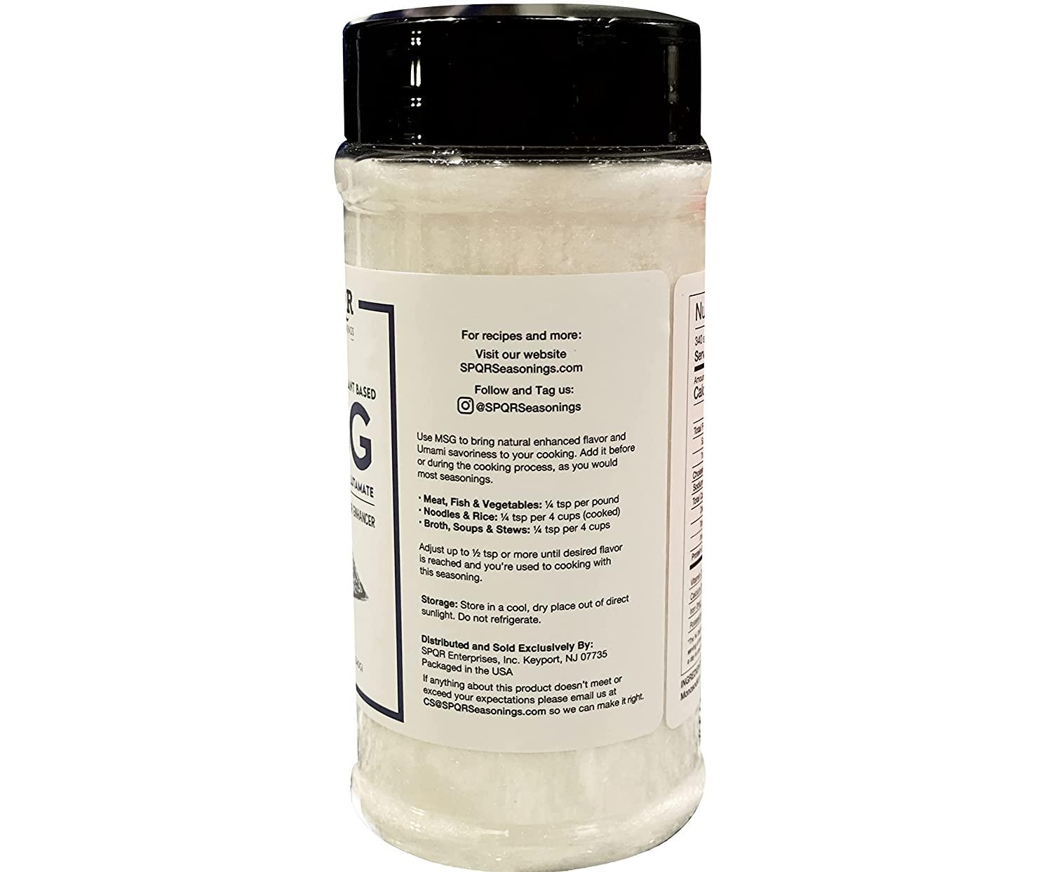 All Natural MSG Seasoning XL 12oz Bottle - Gluten Free, Plant Based ...