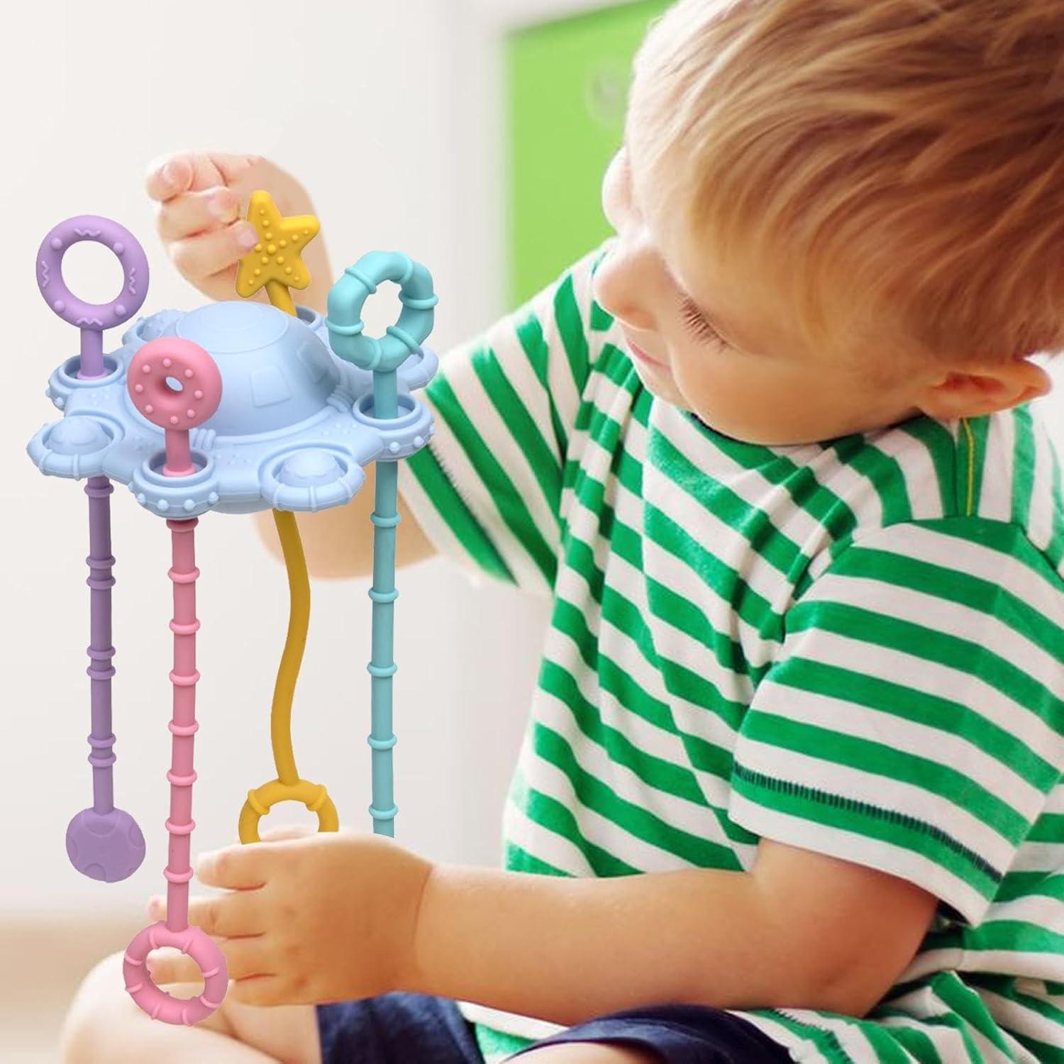 Shop Interactive Spinner Sensor Toys for Toddlers | Travel Pull String ...